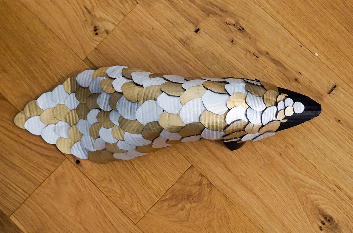 DIY Cardboard Pangolin | Sculpt an Armoured Animal With Recycled Card ...