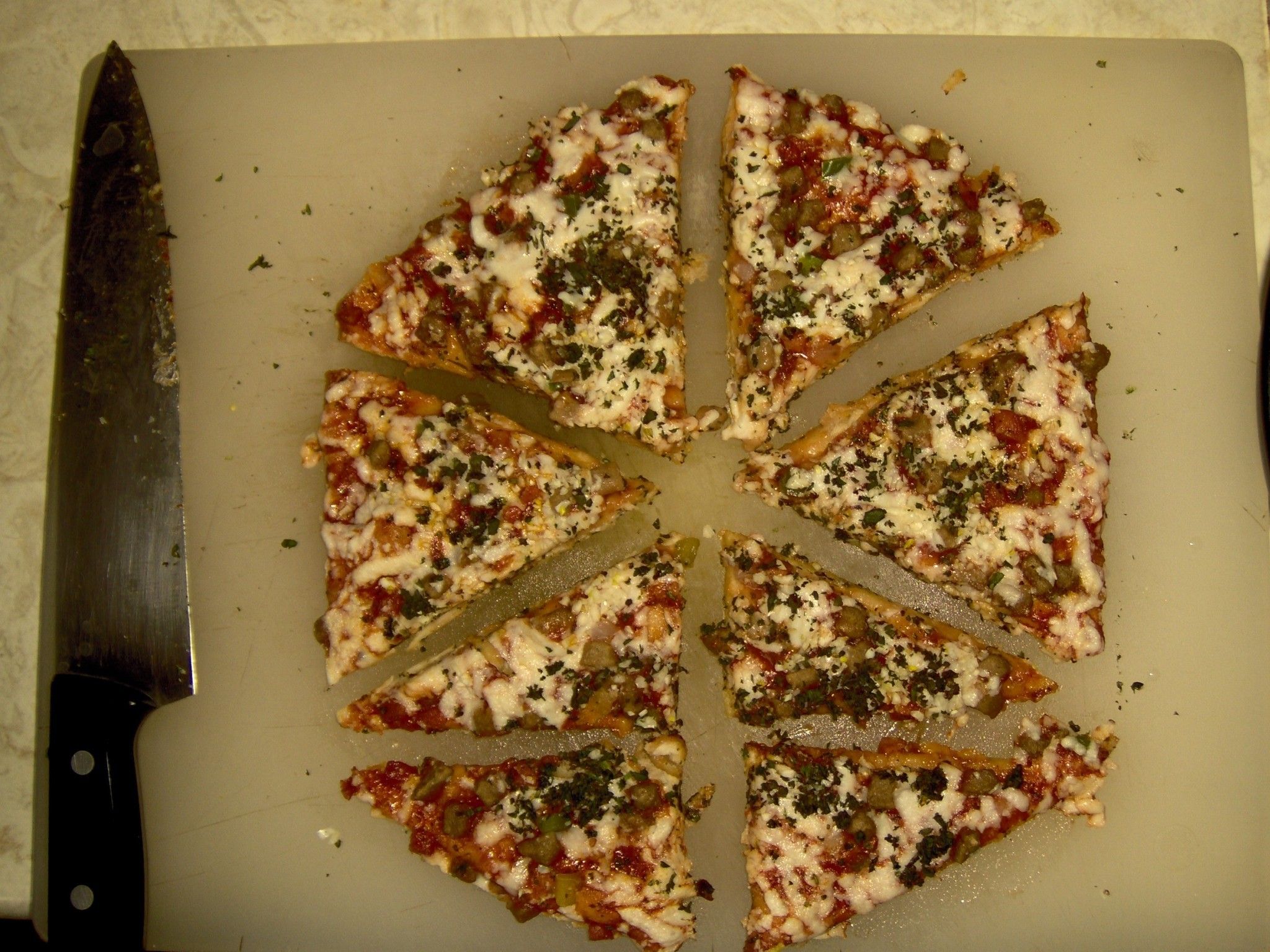 Reshape Rectangular Pizza Into Hexagonal Pizza : 15 Steps (with ...