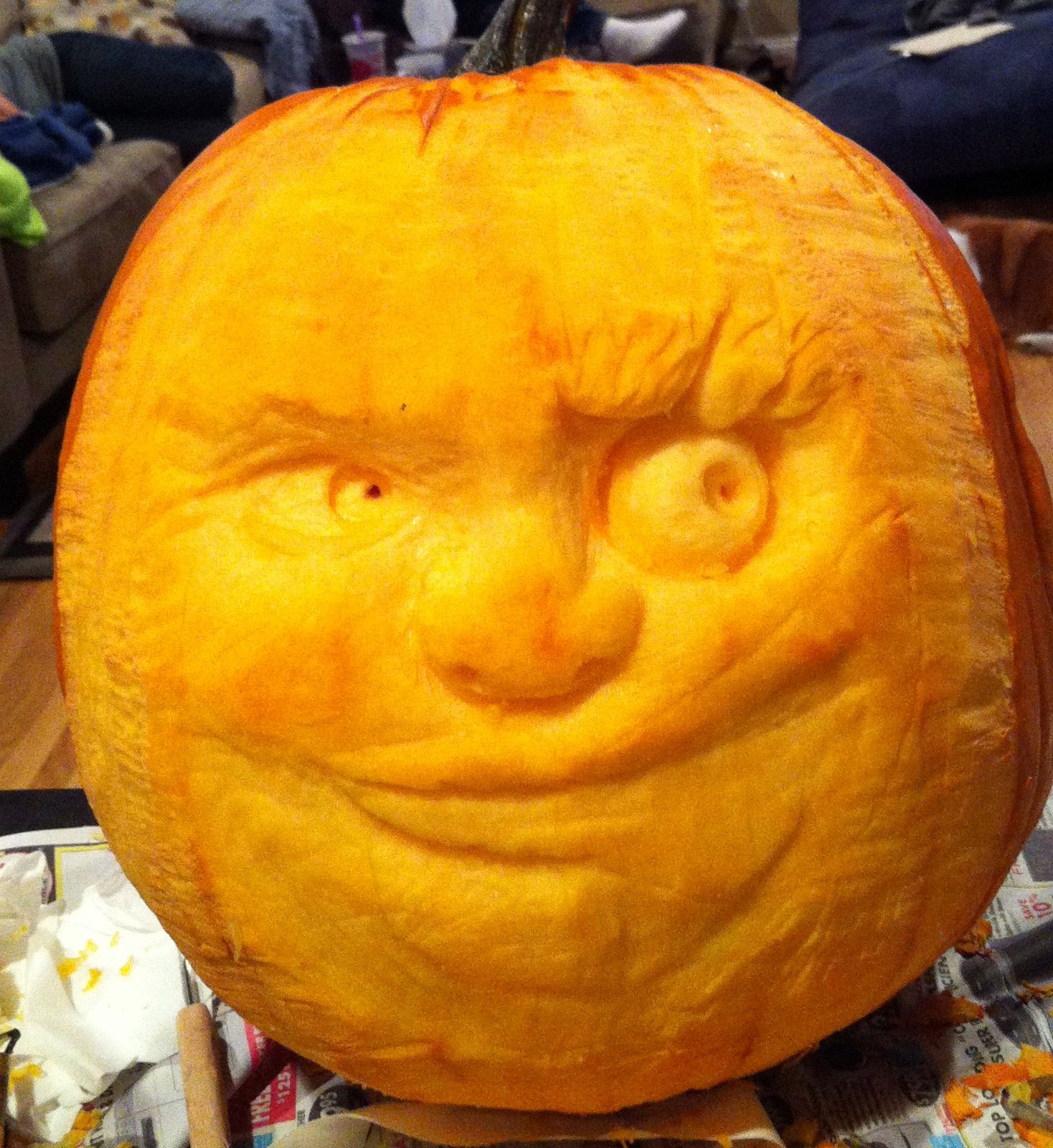 Batman's Two-Face Pumpkin Carving : 5 Steps - Instructables