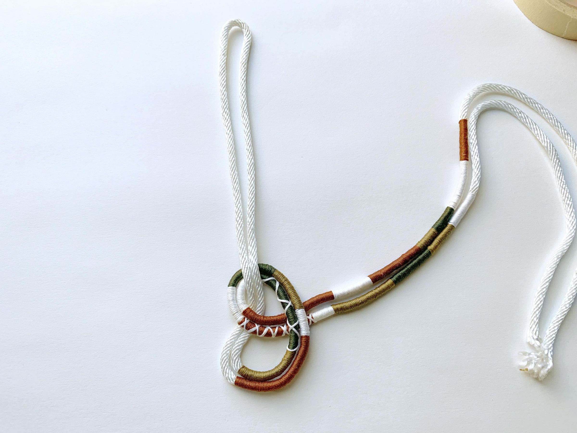 Wrapped Rope Macrame Knot Necklace : 6 Steps (with Pictures ...