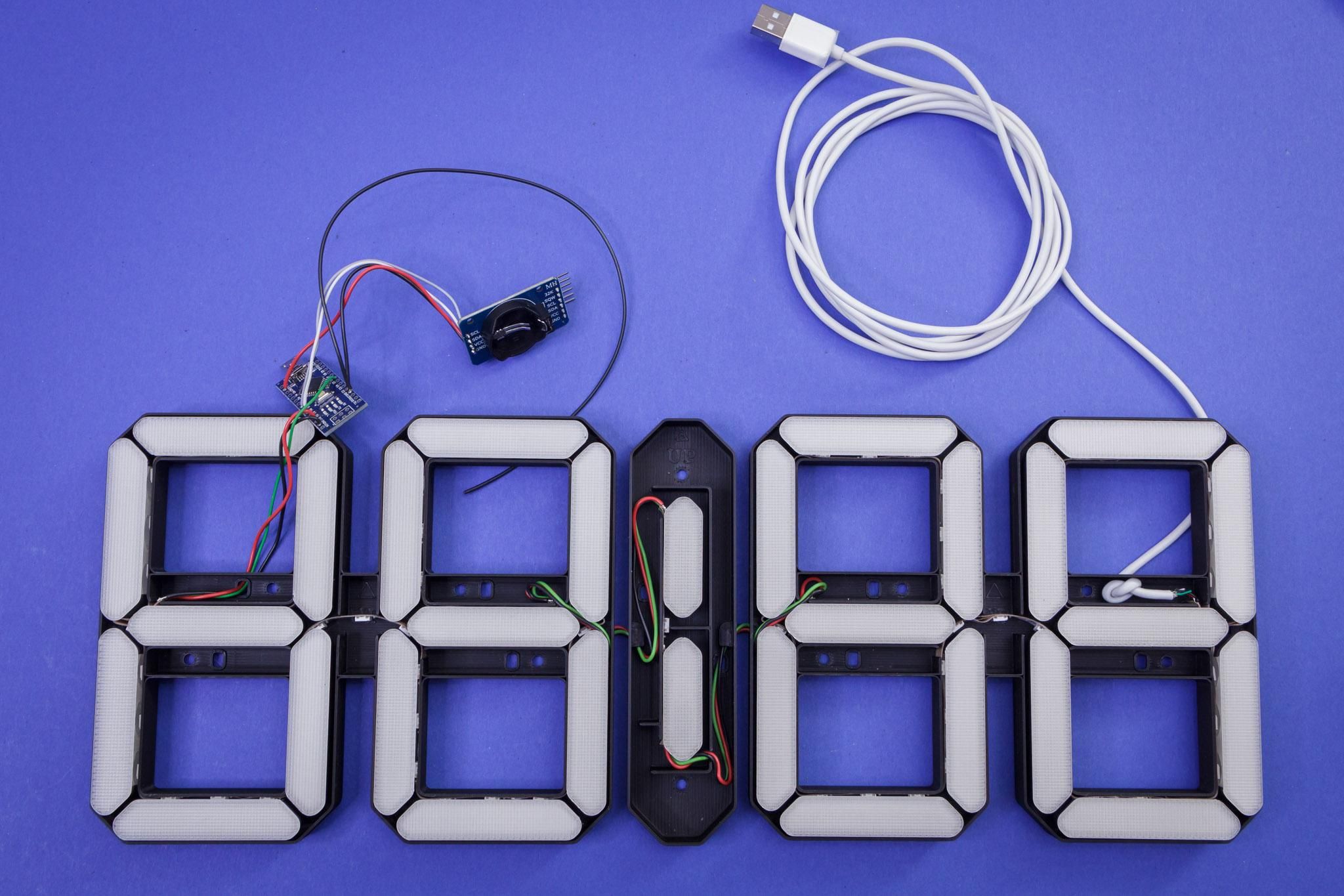 Retro 7 Segment Clock - the Final One(s) : 11 Steps (with Pictures ...