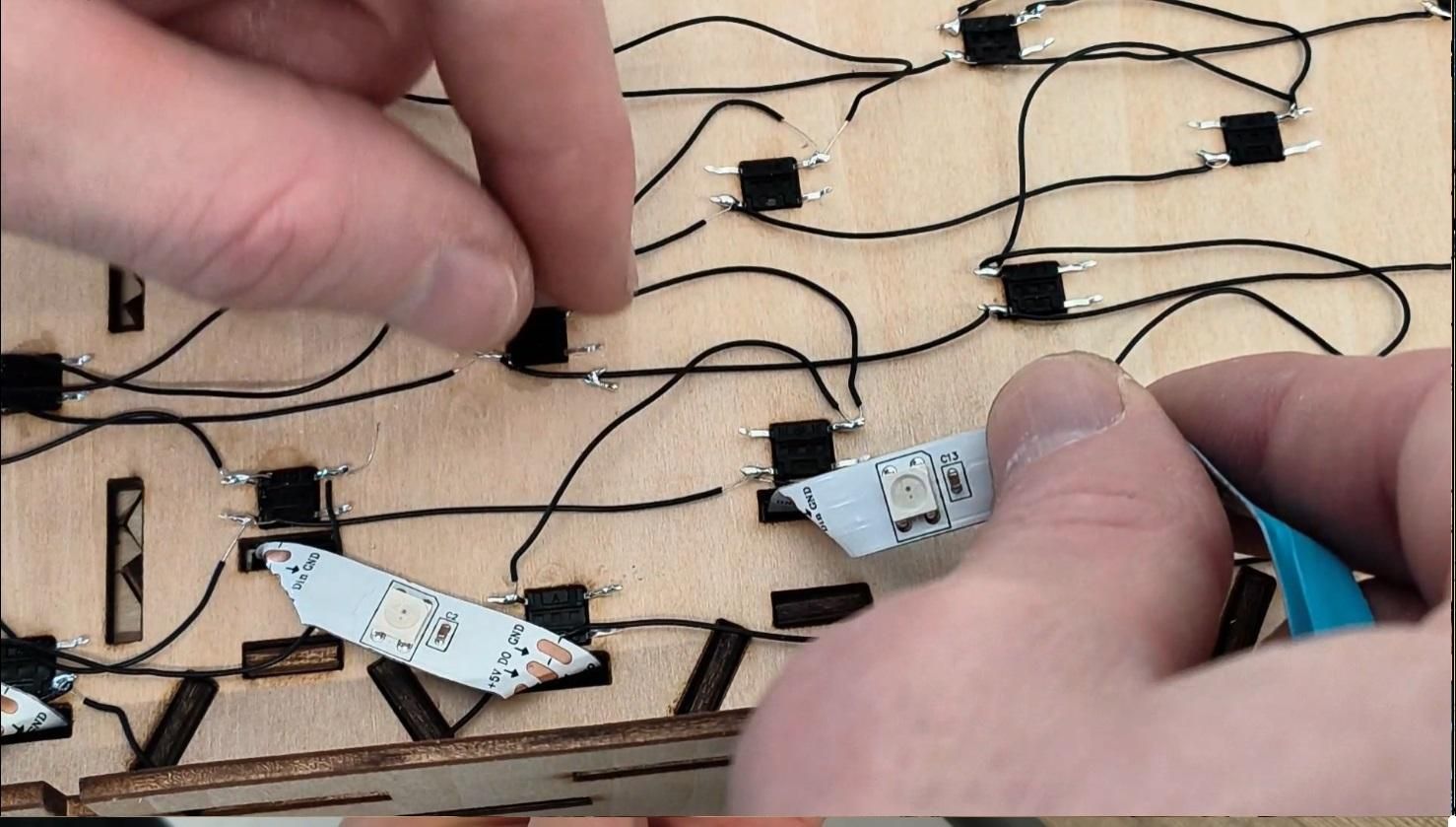 INTERACTIVE LED WALL & CLOCK! : 8 Steps (with Pictures) - Instructables