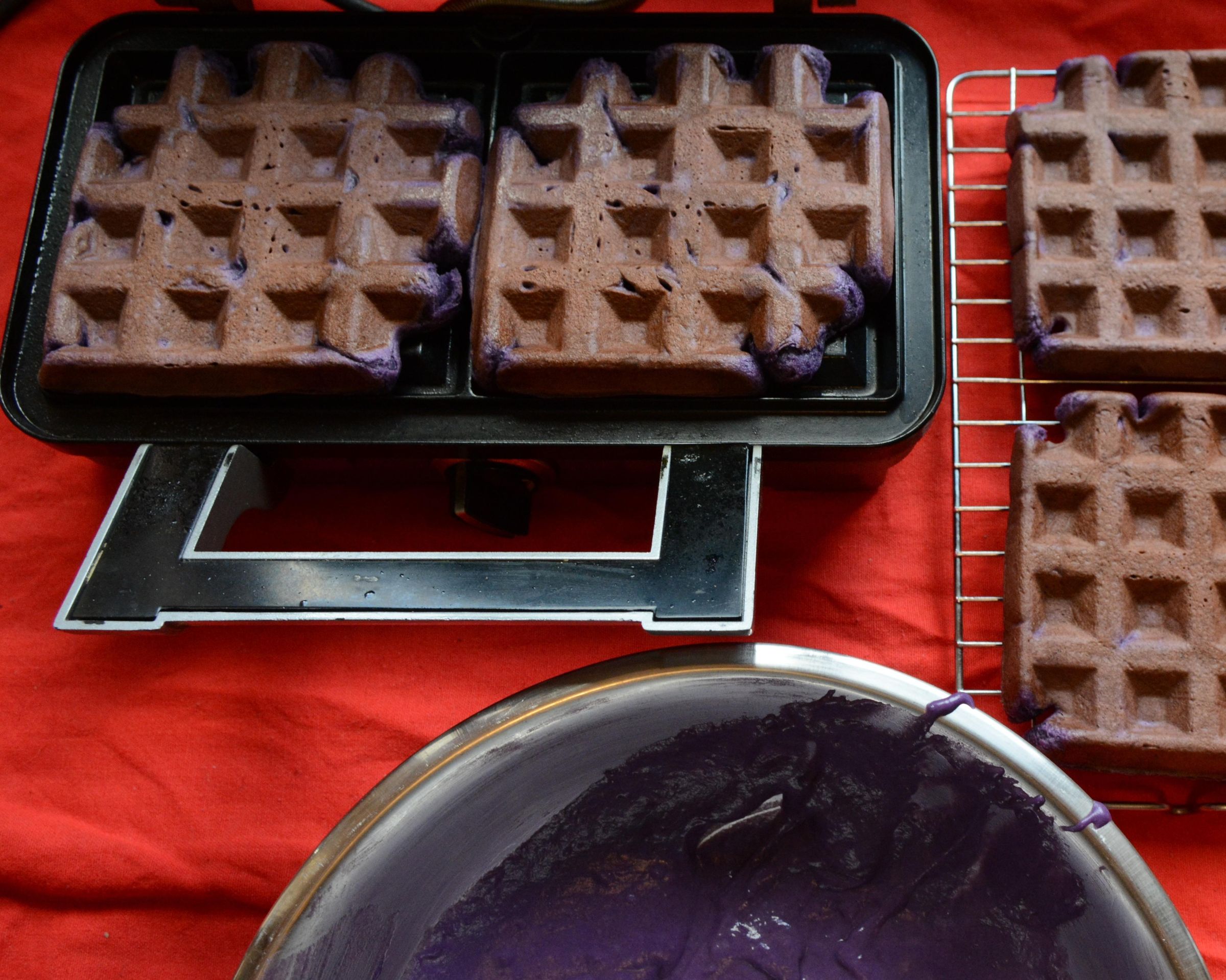 Funky Purple Ube Waffles : 6 Steps (with Pictures) - Instructables
