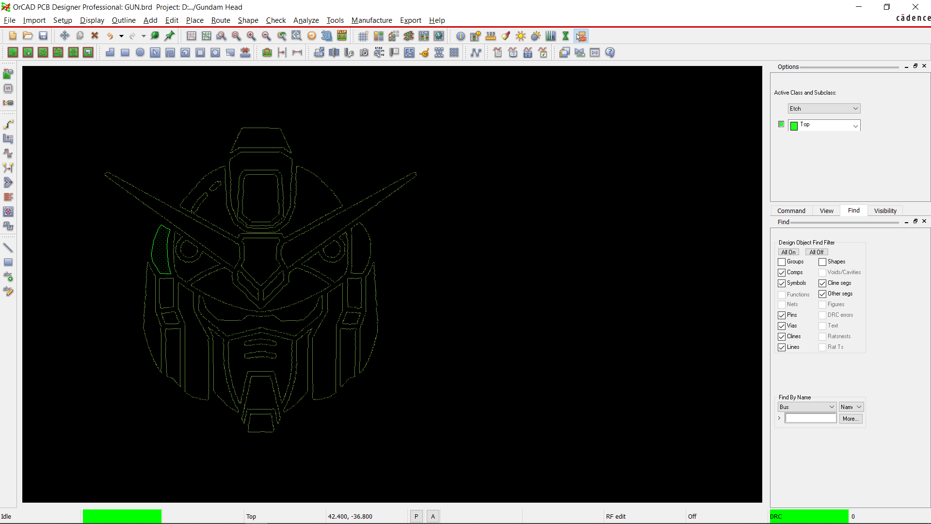 Gundam Themed PCB Badge : 12 Steps (with Pictures) - Instructables