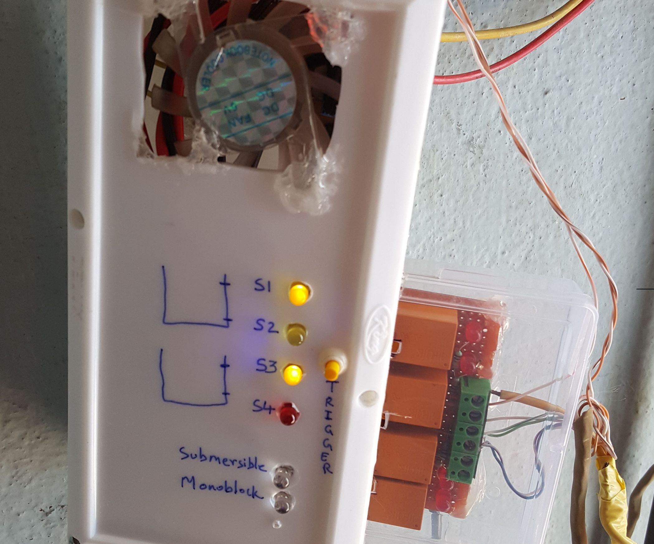 Automatic Water Level Controller for 2 Pumps and 1 Rooftop Tank and 1 ...