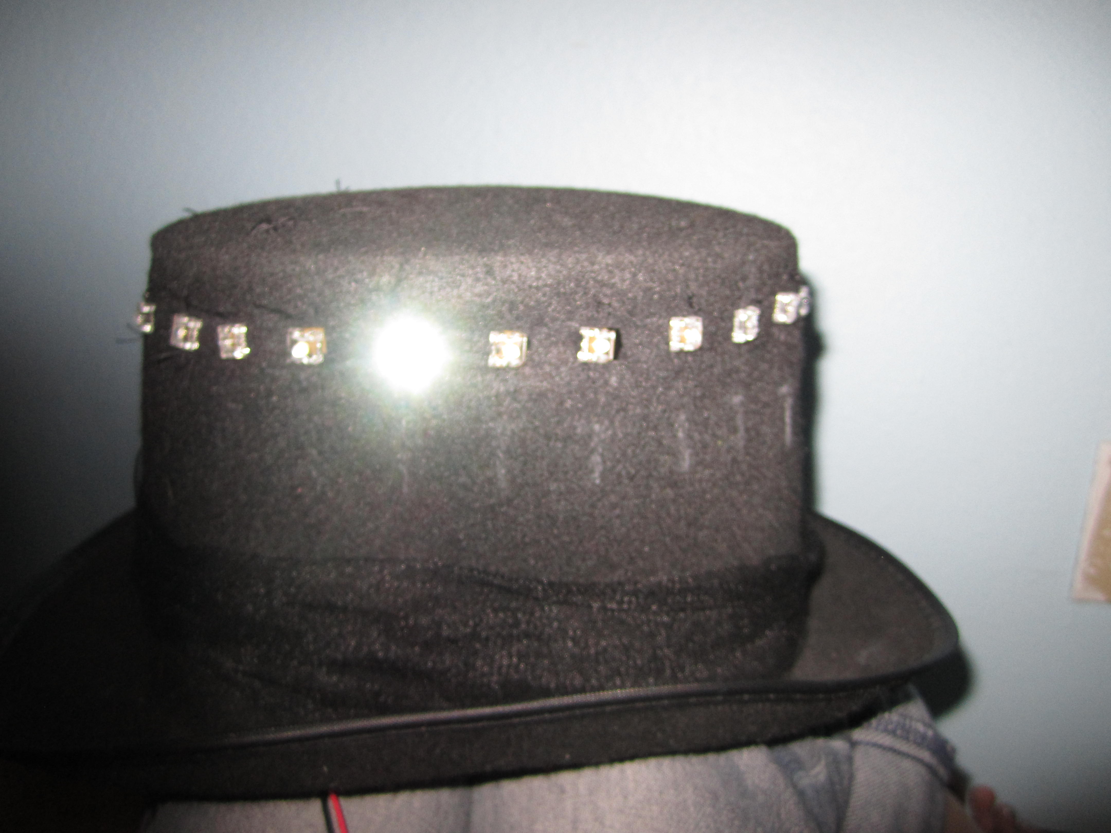 Rotating LED Marquee Hat : 7 Steps (with Pictures) - Instructables