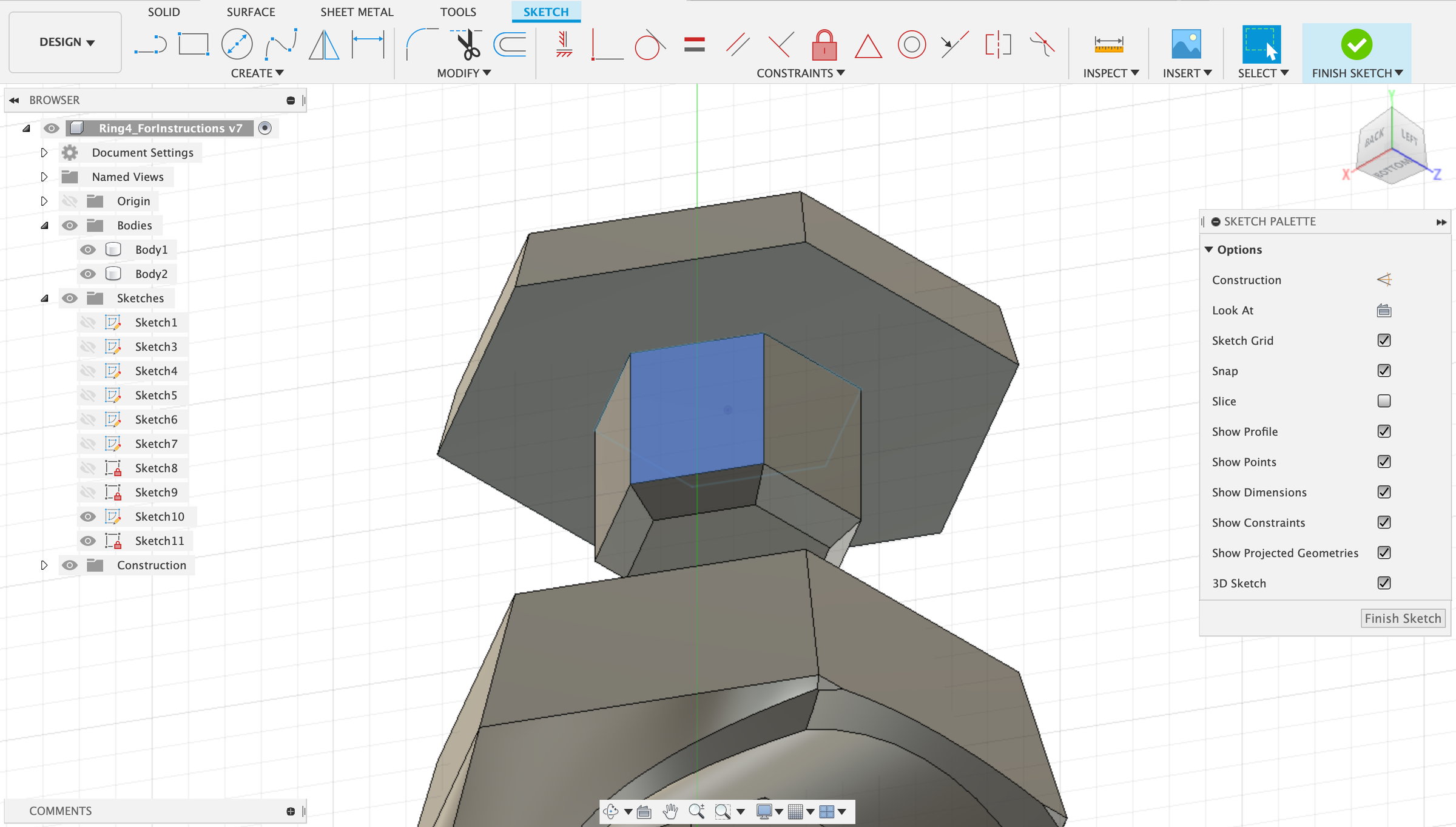 Bit Driver Ring (3D Printed, Wearable Hex Bit Driver) : 12 Steps (with ...