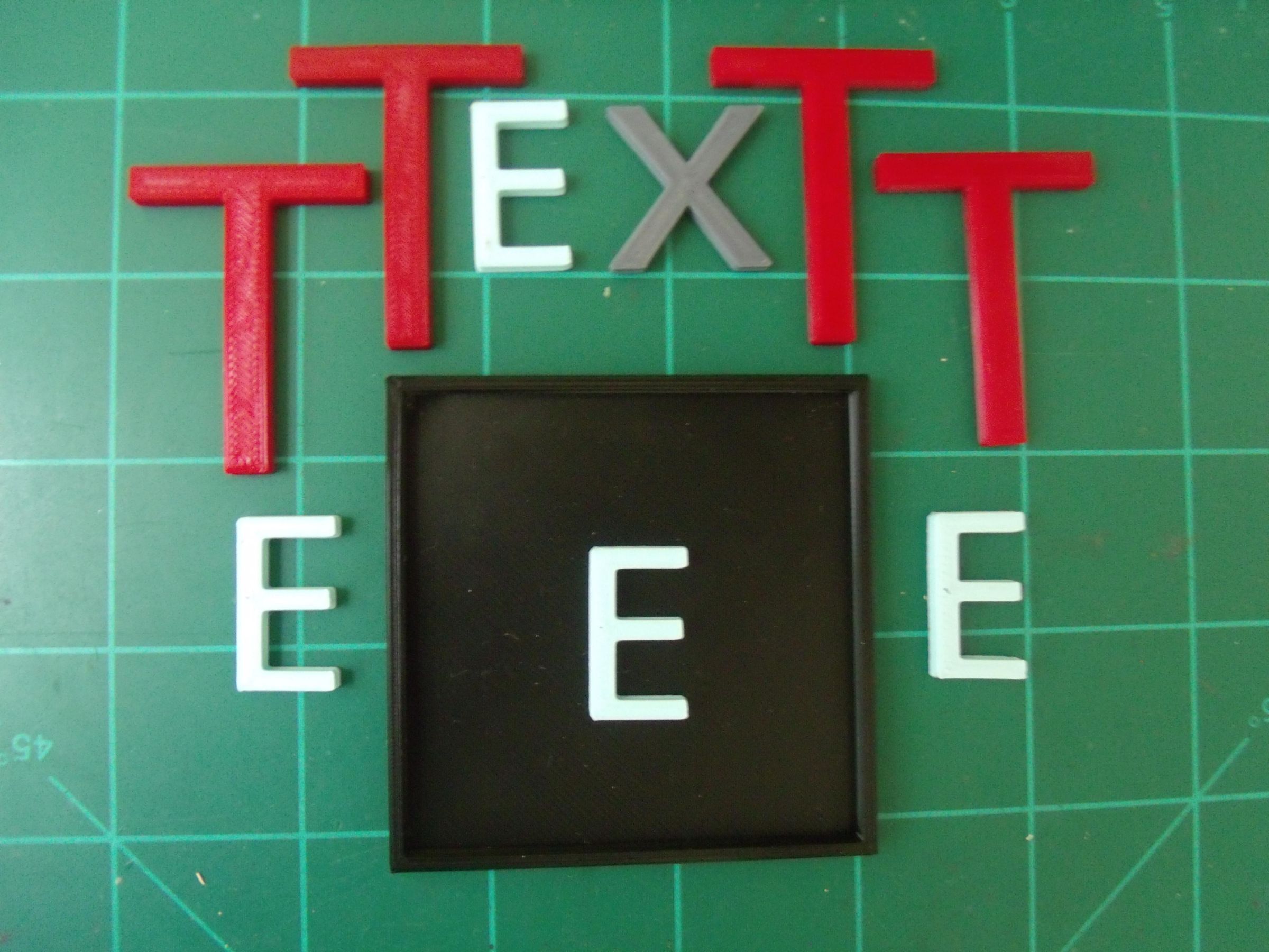 TEXT Puzzle Made With Tinkercad : 4 Steps (with Pictures) - Instructables