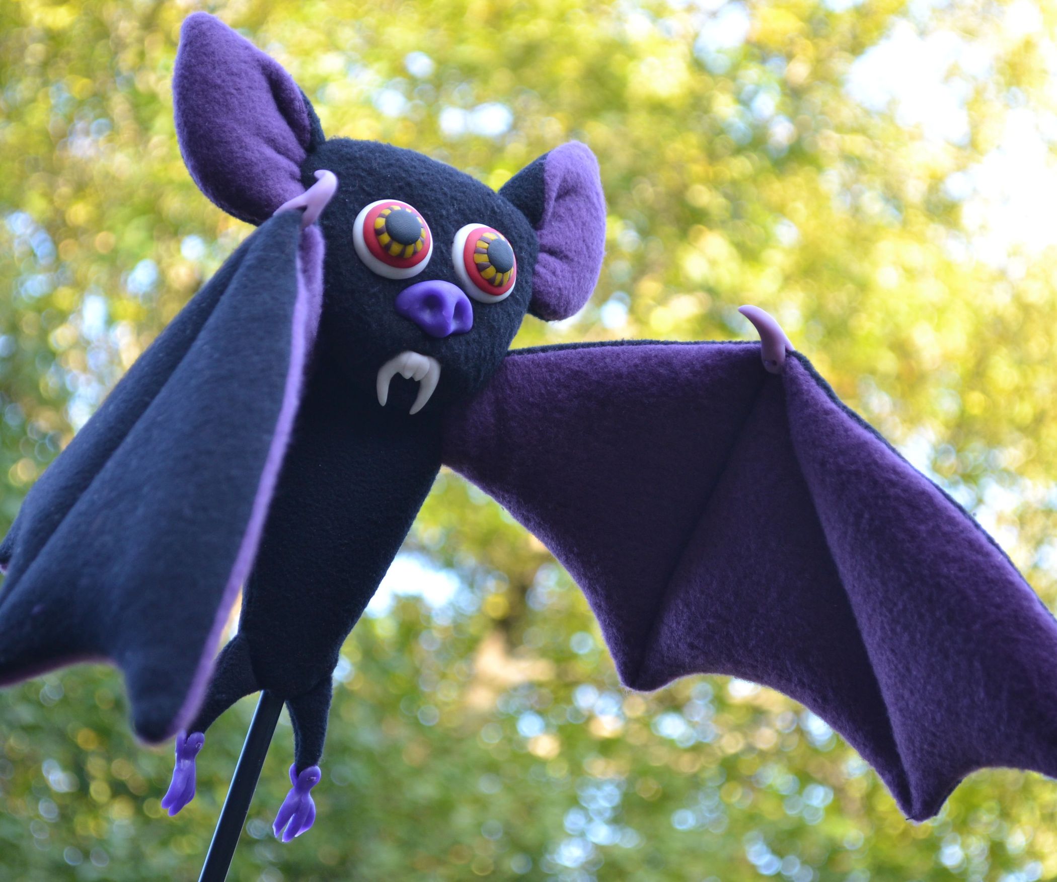 Bat on a Stick Puppet : 16 Steps (with Pictures) - Instructables