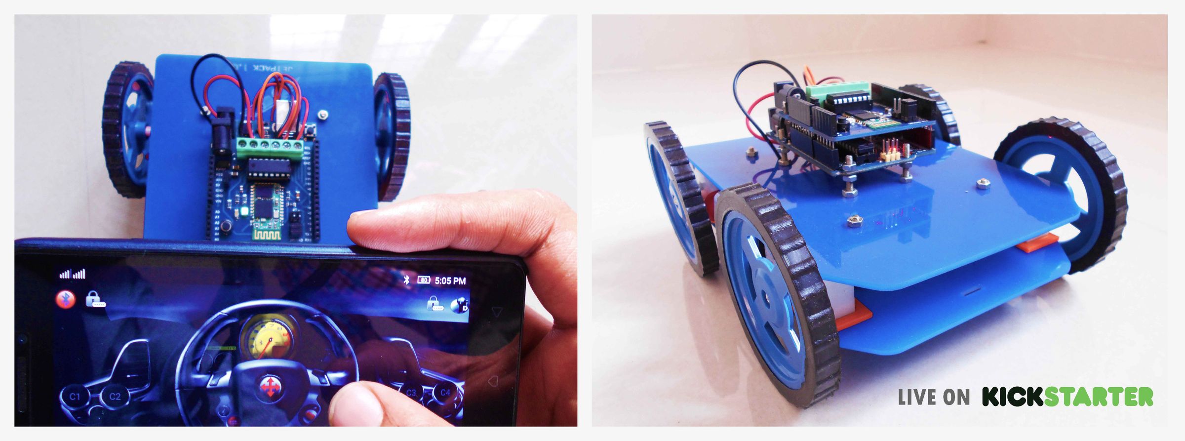 SmartPhone Controlled Bluetooth Rover Kit : 8 Steps - Instructables