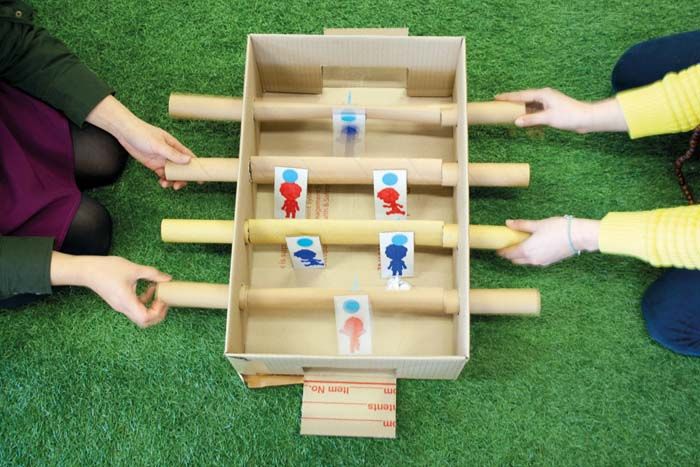 Makedo Cardboard Foosball Table : 7 Steps (with Pictures) - Instructables