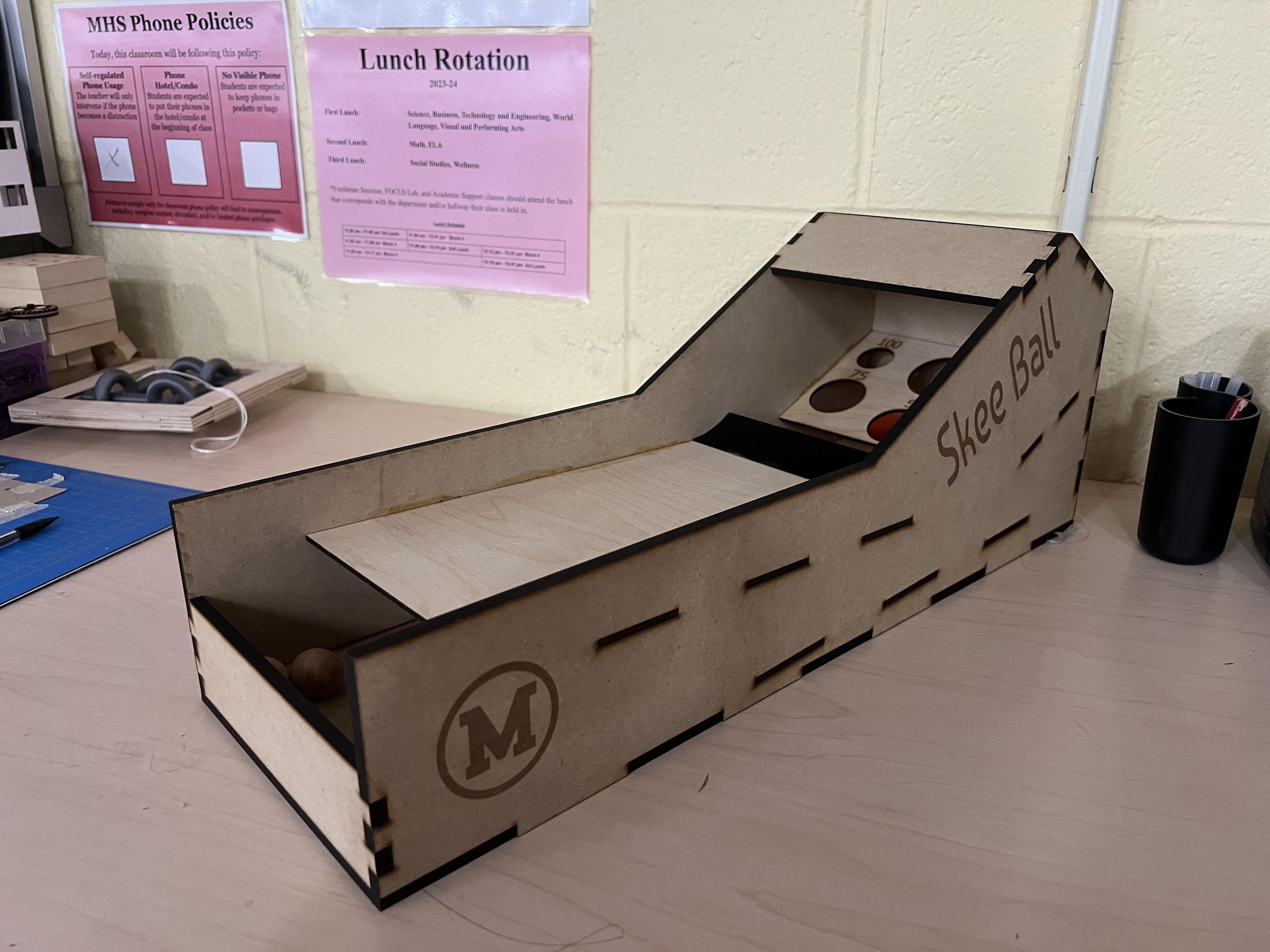 Wooden Skee-ball Game : 4 Steps - Instructables