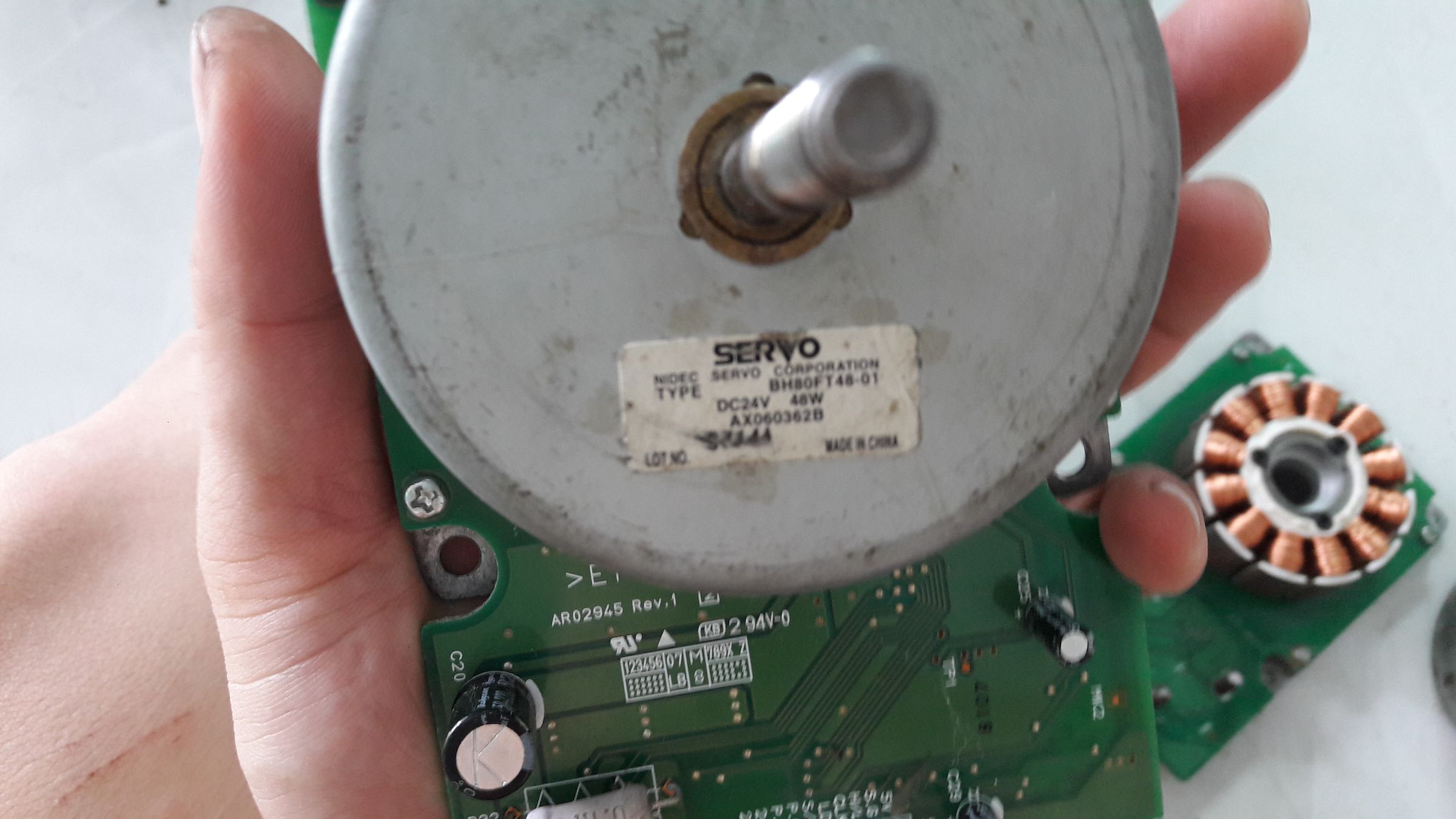 Make a Fan With Brushless Motor From Old Photocopy Machine : 3 Steps ...