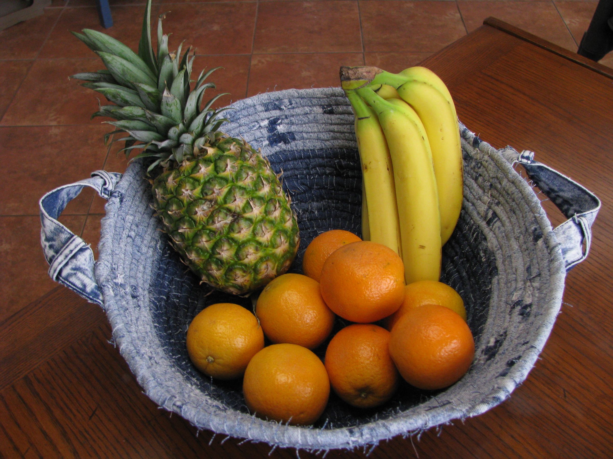 Denim Wrapped Rope Bowl : 7 Steps (with Pictures) - Instructables