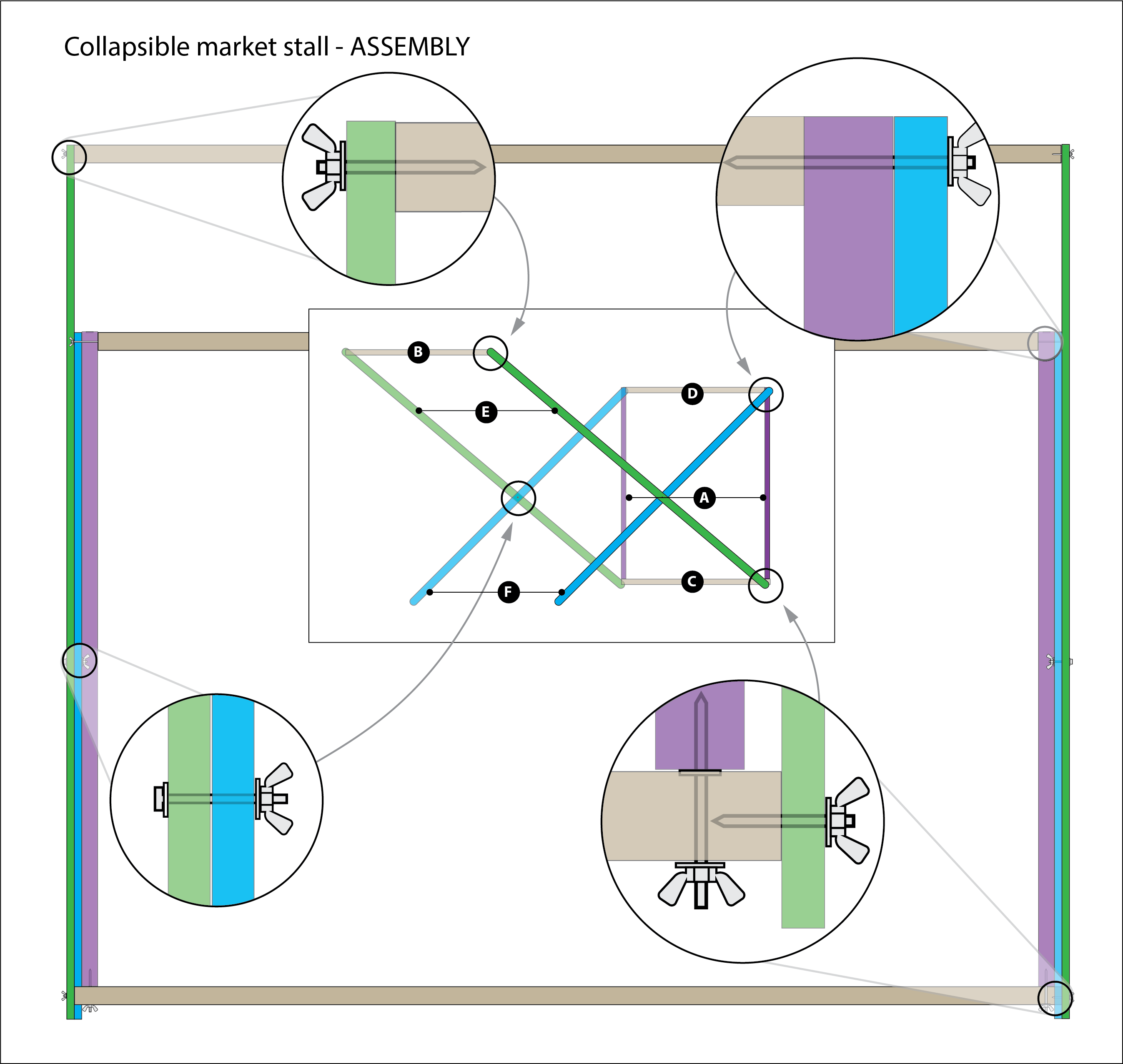 Collapsible Market Stall : 7 Steps (with Pictures) - Instructables