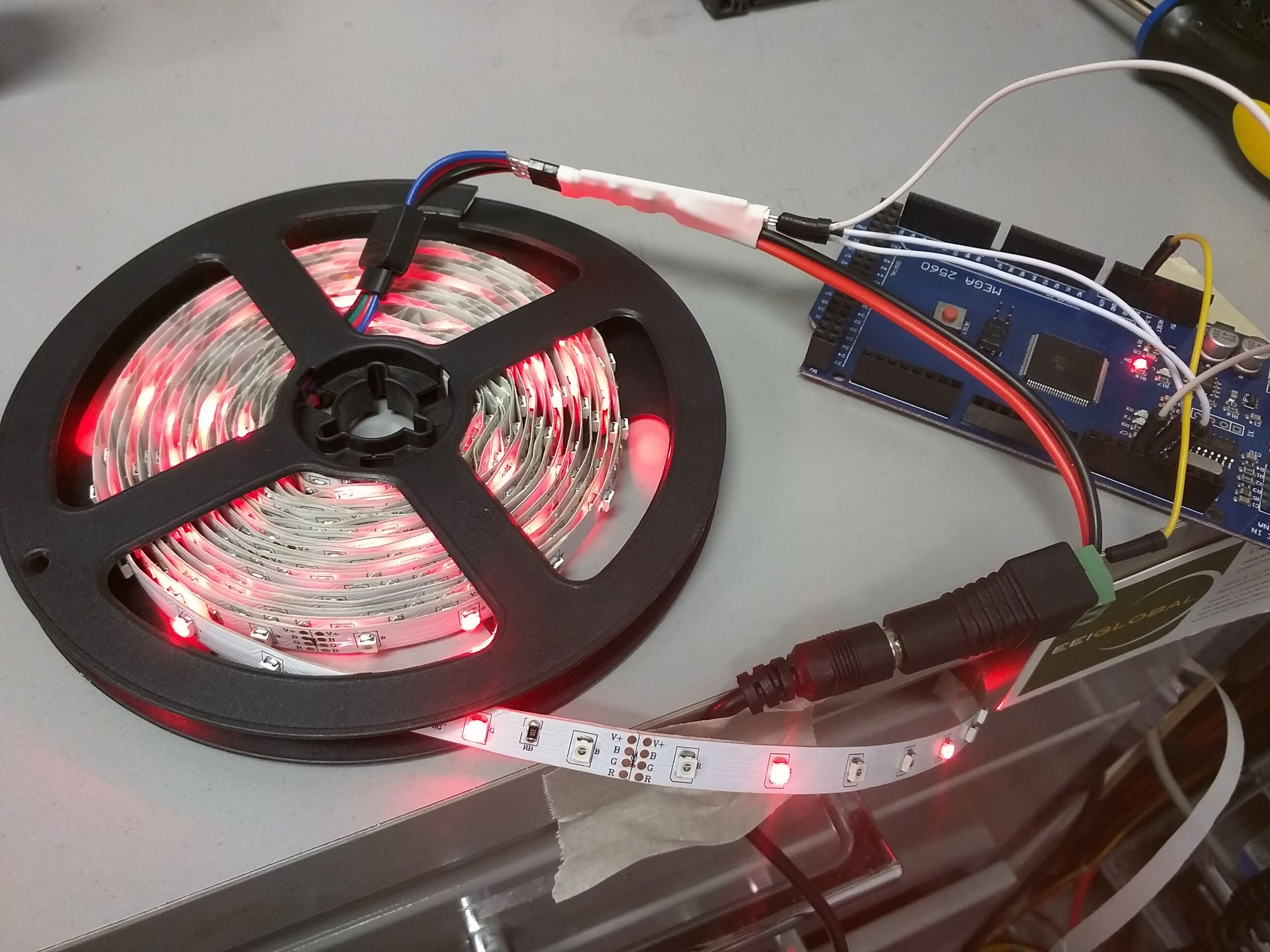 LED Strip Controller W/ LED Amp + Arduino : 5 Steps (with Pictures ...