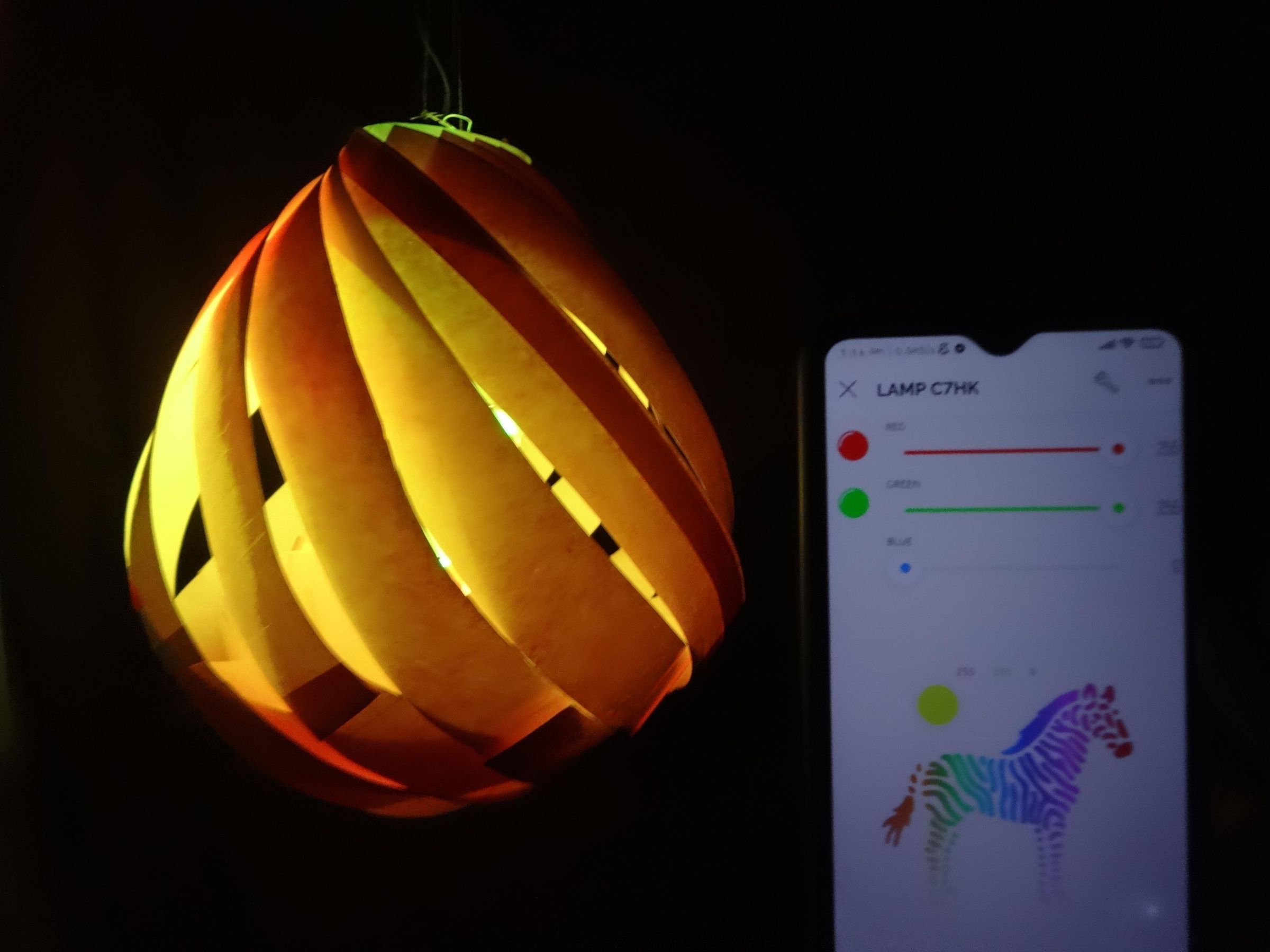 DIY RGB Paper Lamp Using ESP8266 and Blynk : 9 Steps (with Pictures ...