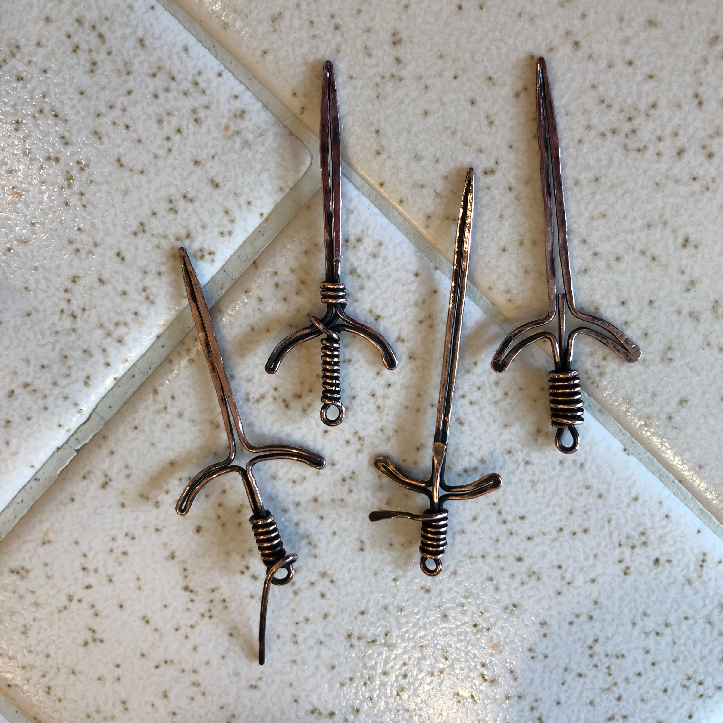 Sword Pendant Wire Wrapped Jewelry : 26 Steps (with Pictures ...