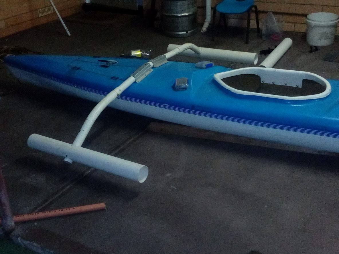 Fishing Kayak With Homemade Outriggers : 7 Steps (with Pictures ...