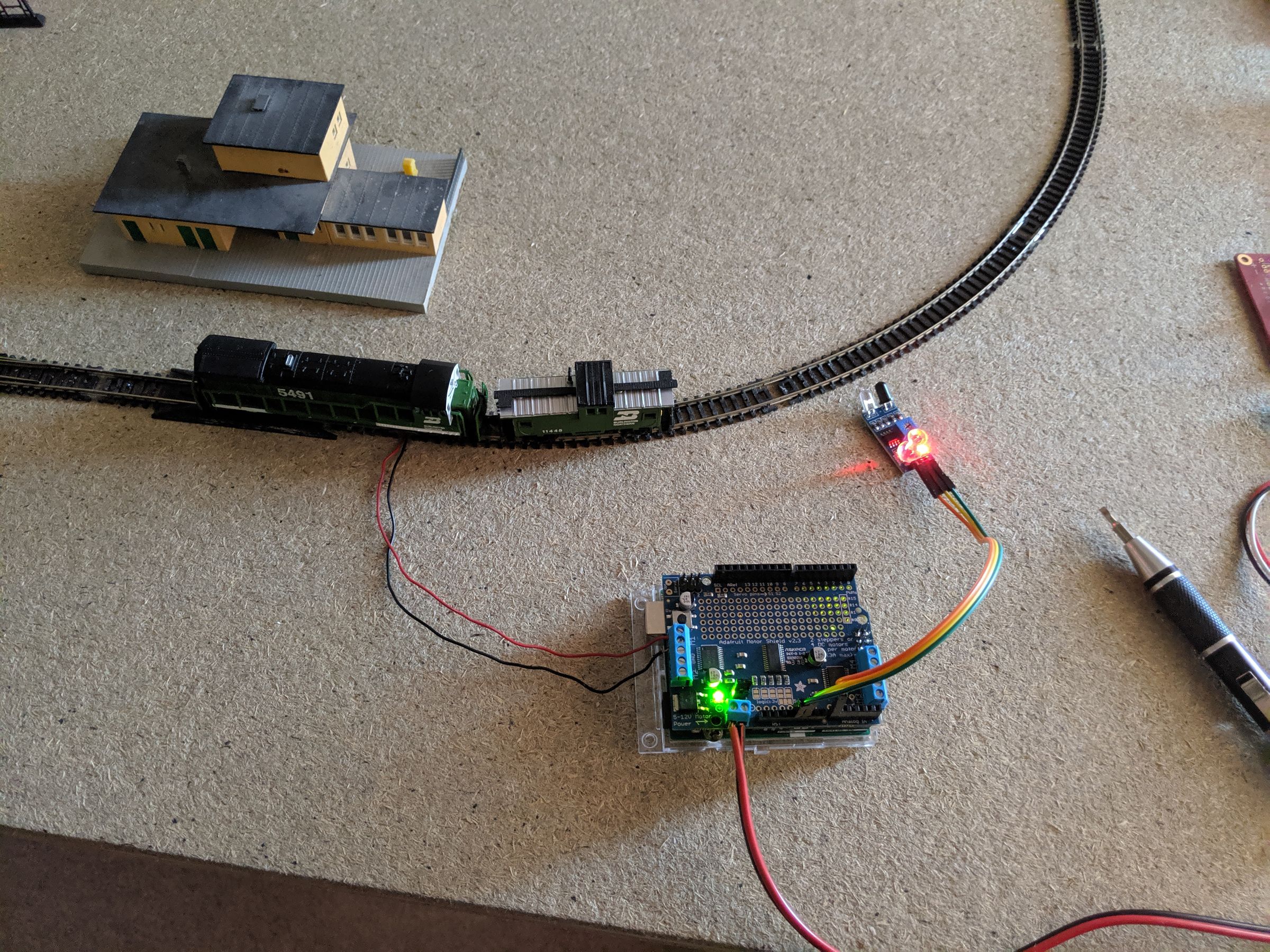 Simple Automated Model Railway Layout | Arduino Controlled : 11 Steps ...