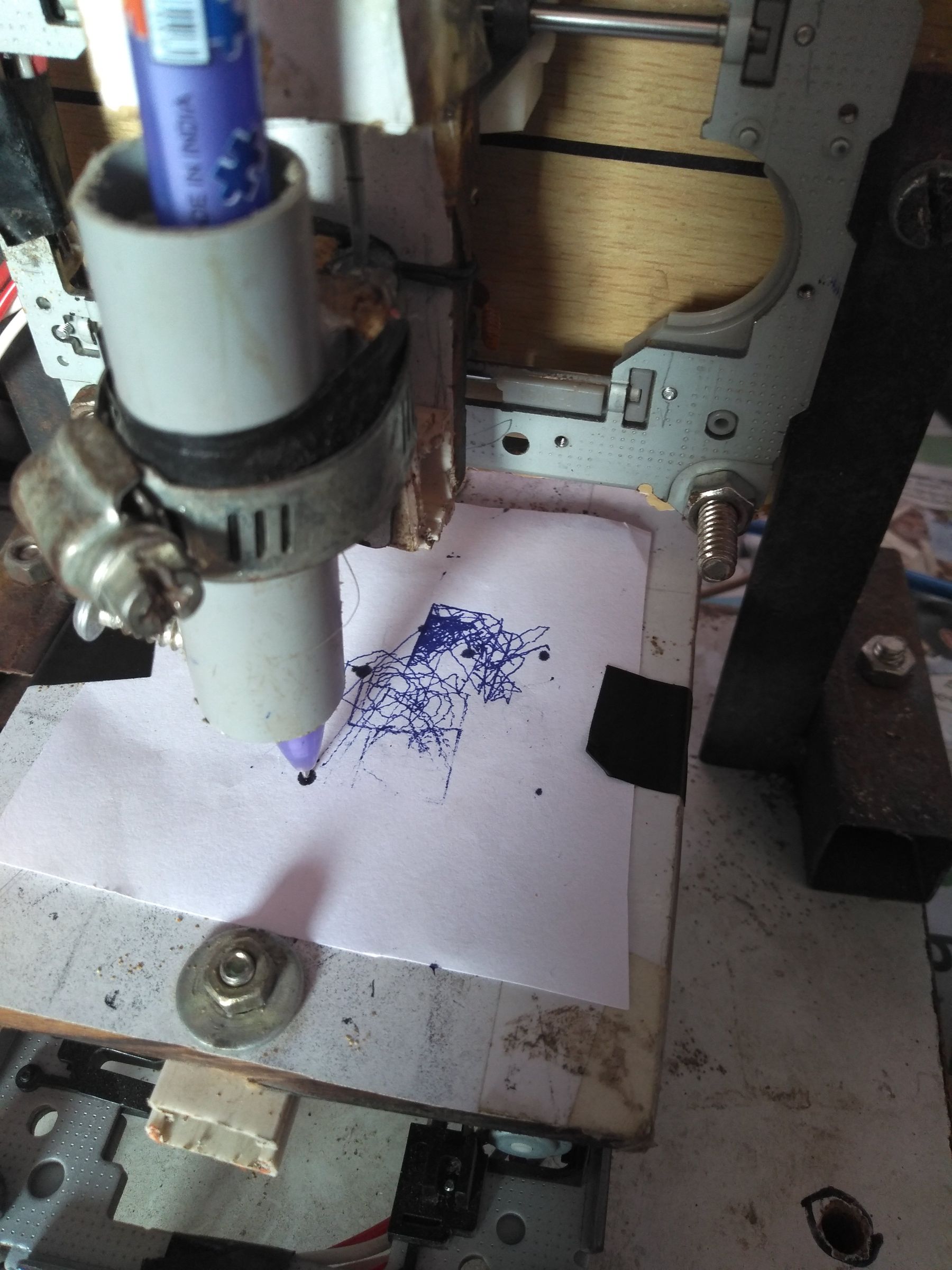 How to Make Mini CNC 2D Plotter Using Scrap DVD Drive, L293d Motor ...