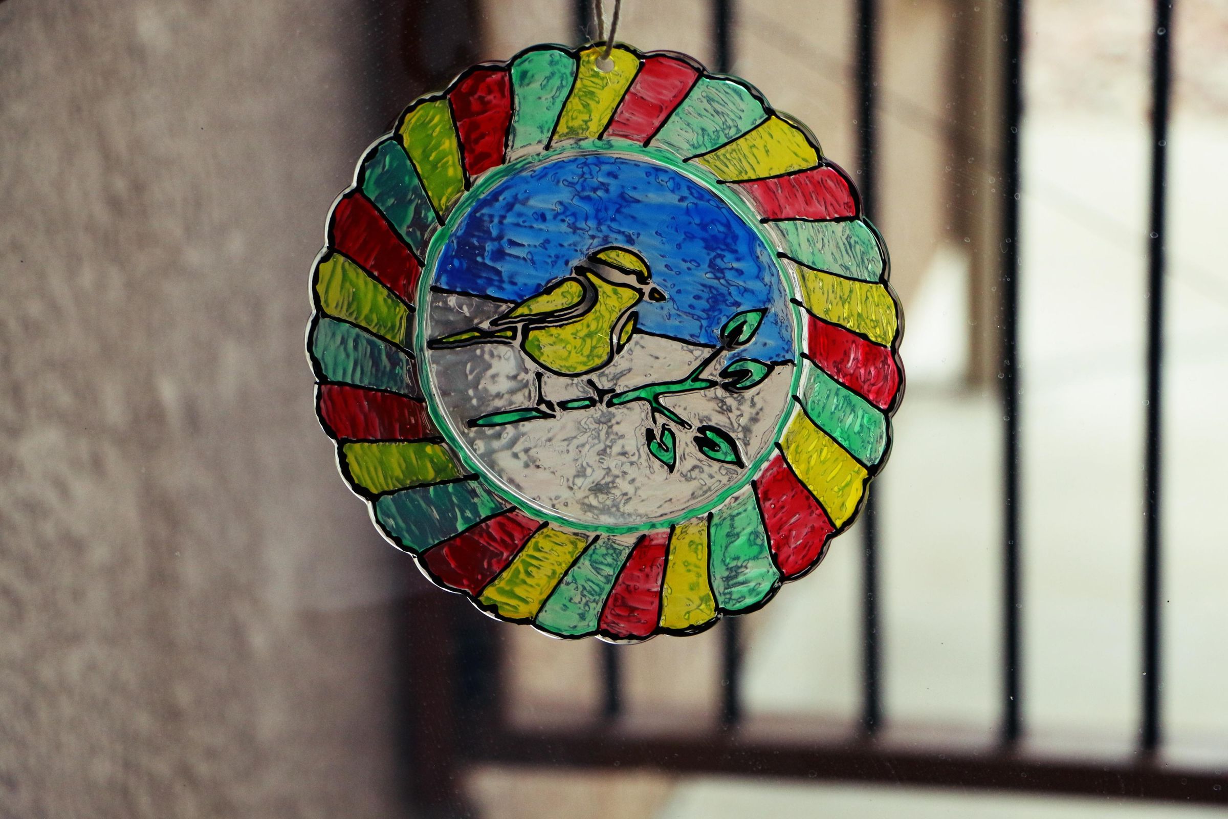 Faux Stained Glass Using Plastic Plates : 6 Steps (with Pictures ...