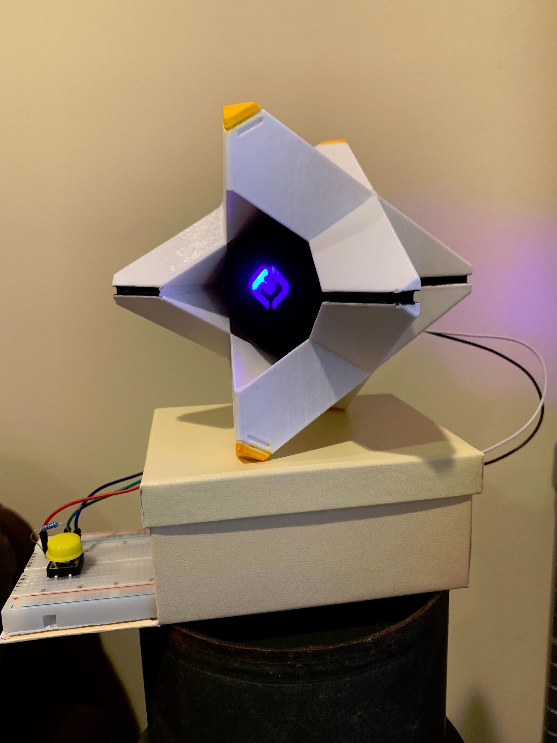 3D Printed Destiny Ghost Light With Arduino Uno : 6 Steps - Instructables
