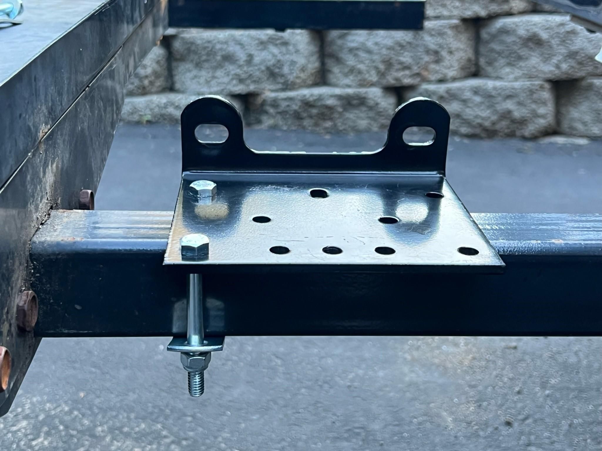 DIY Winch Assisted Motorcycle Hitch Carrier (No-Weld) : 6 Steps (with ...