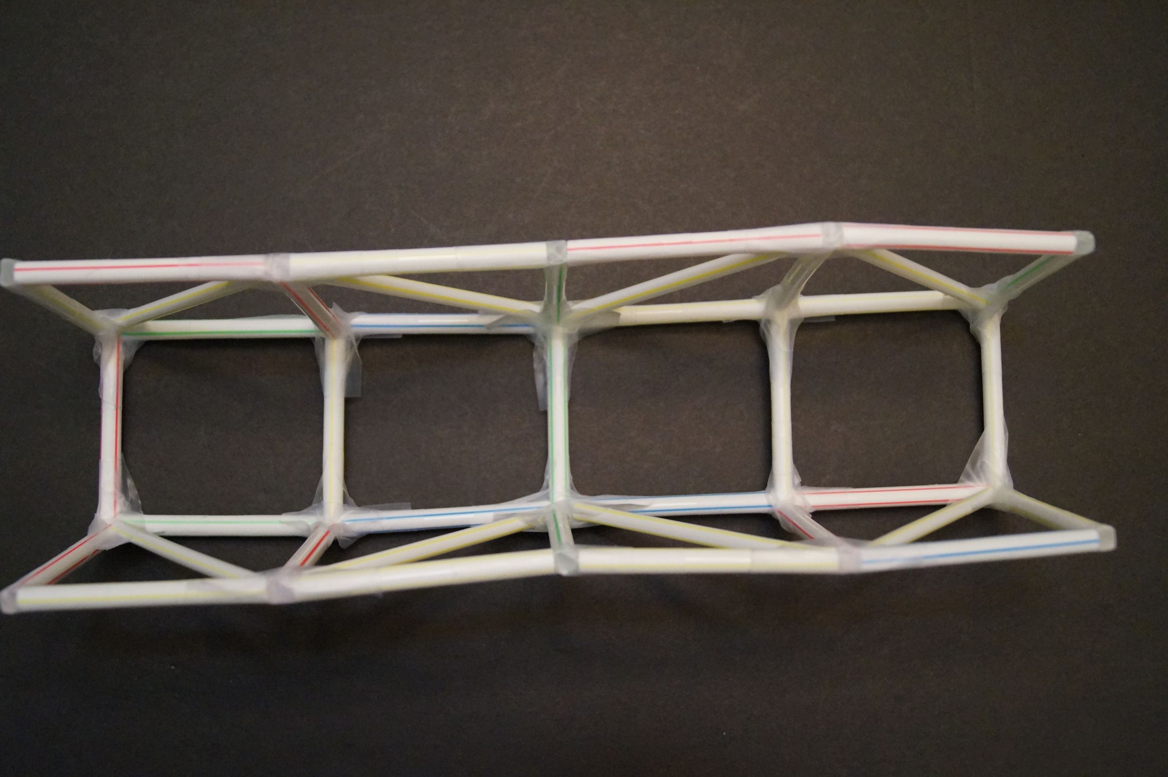 Truss Bridge 2 – Straws & Tape (A Challenge Project) : 6 Steps ...