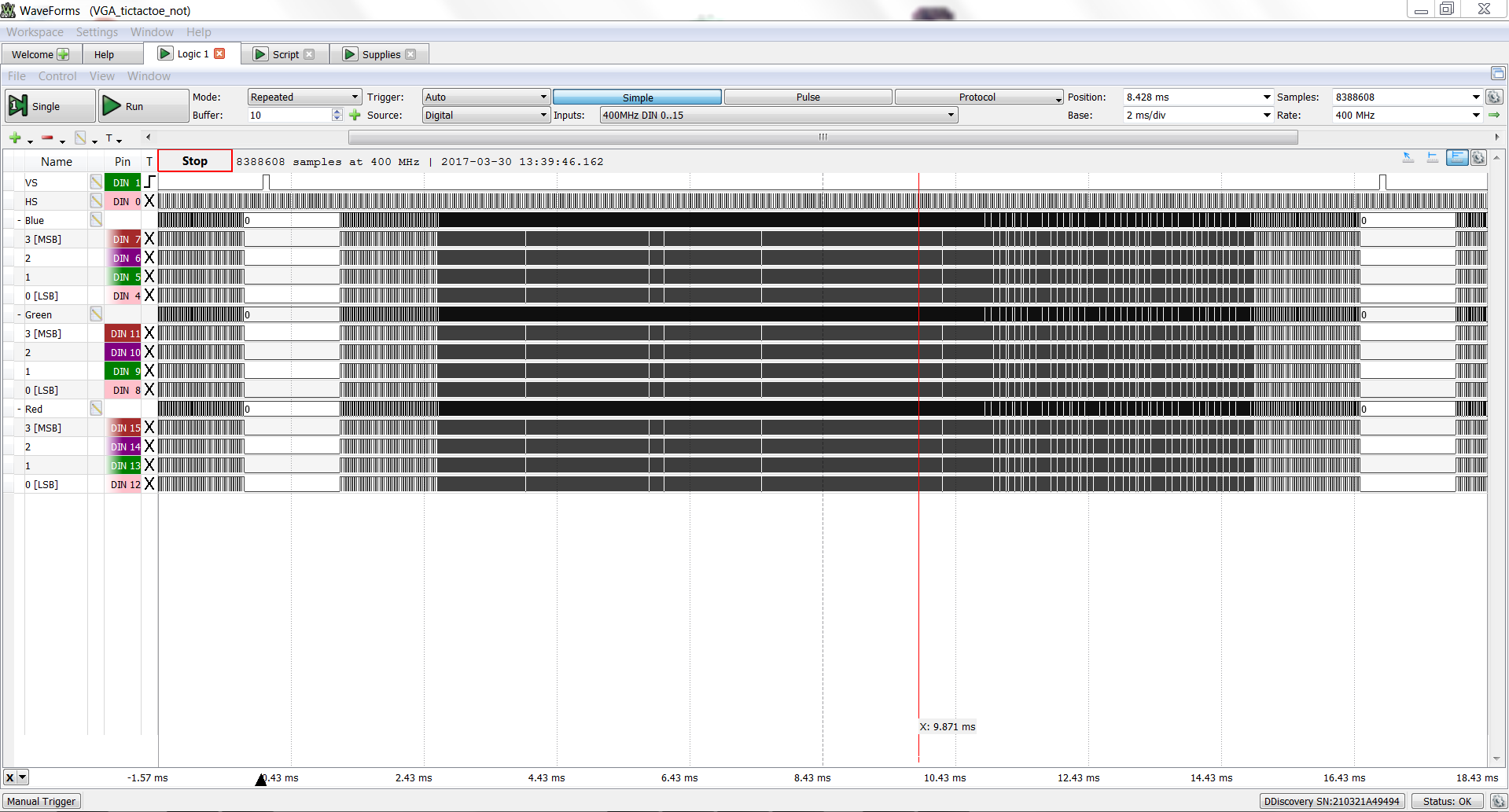 Decoding VGA Signals With a Portable Logic Analyzer : 8 Steps (with ...