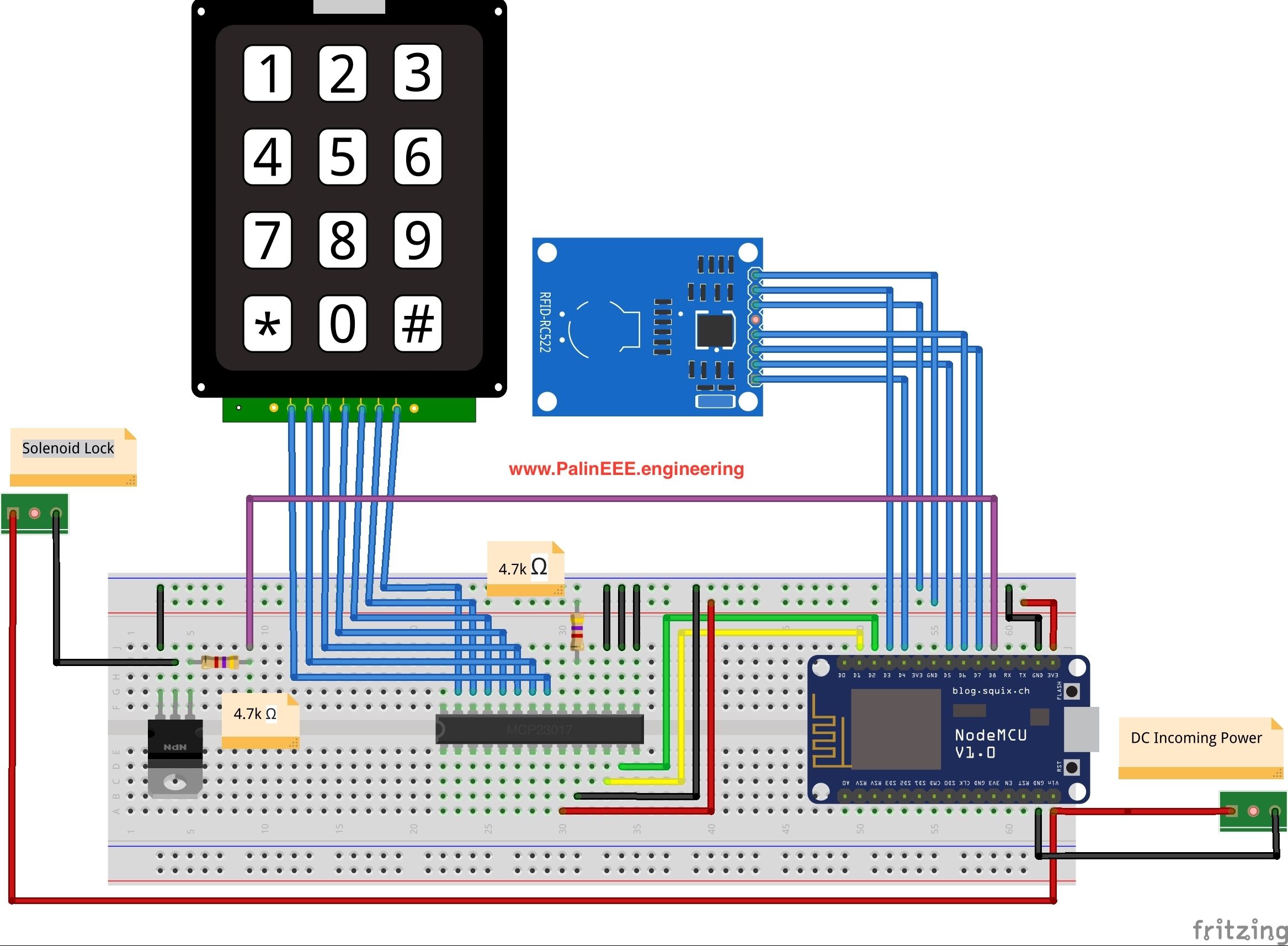 Internet of Things RFID Door Lock, NodeMCU (Arduino) : 6 Steps ...