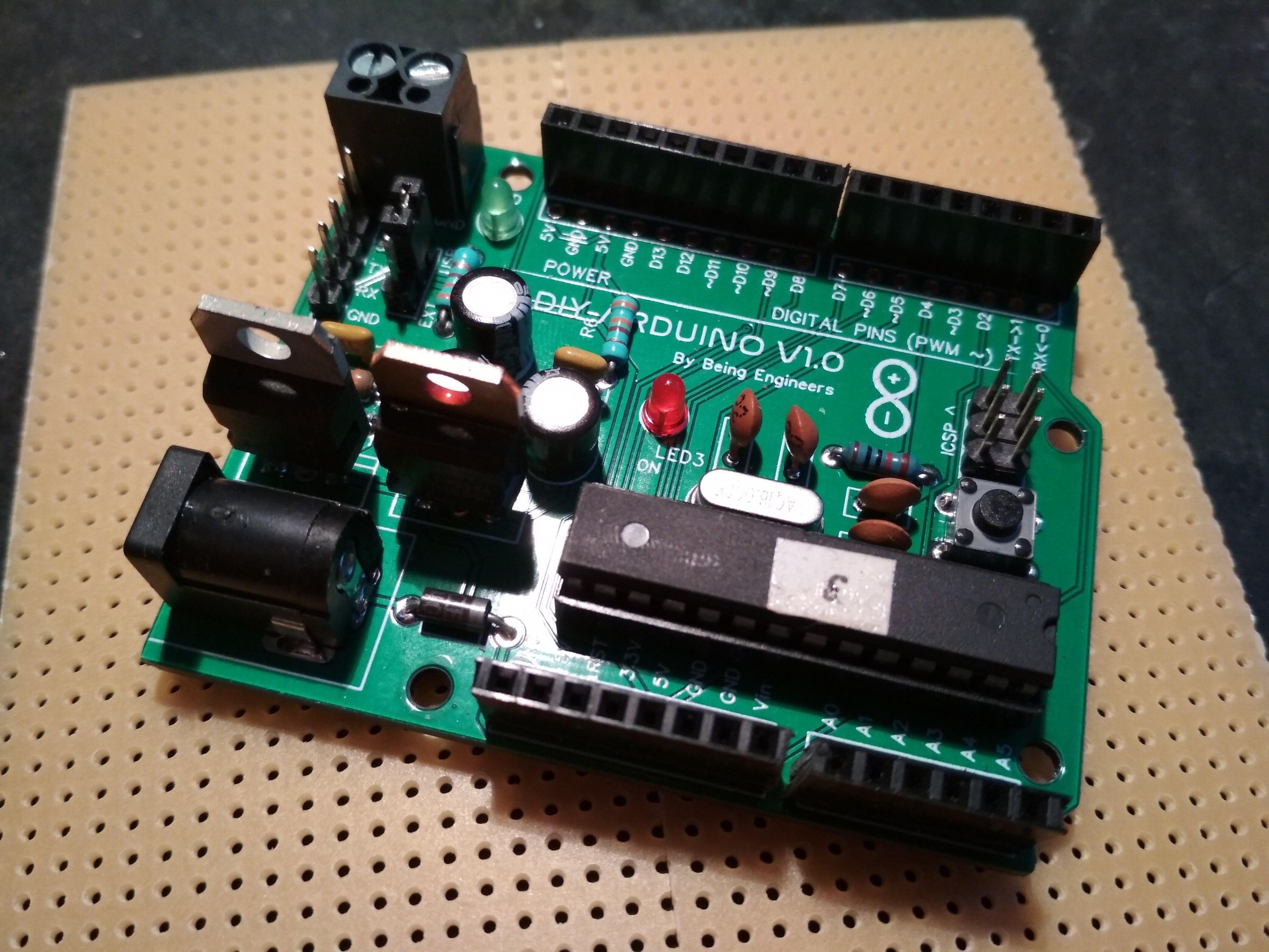 DIY Arduino UNO | How to Make Your Own Arduino Uno Board : 8 Steps ...