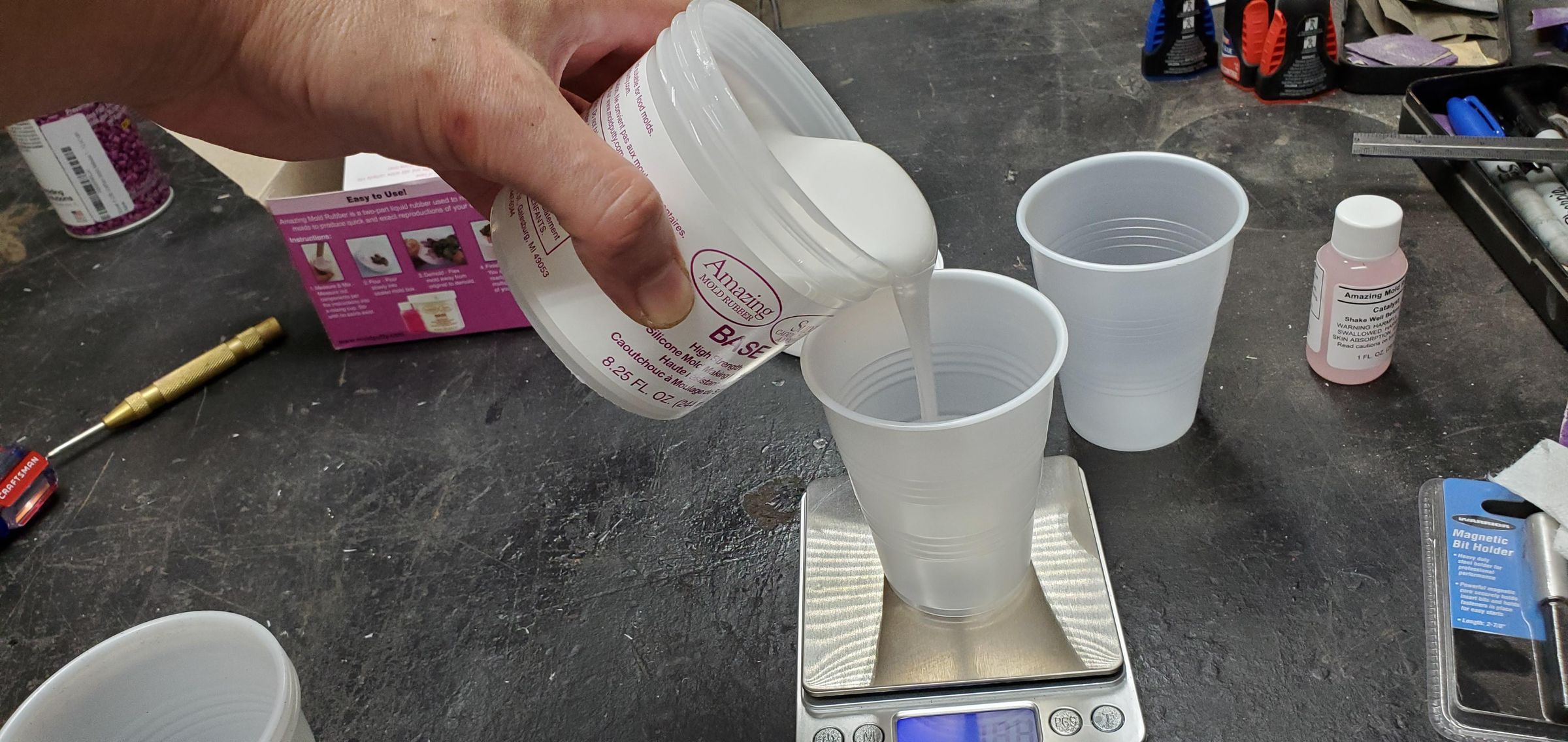 Epoxy Resin Screwdriver/Nut Driver From Silicone Mold Making to Casting ...