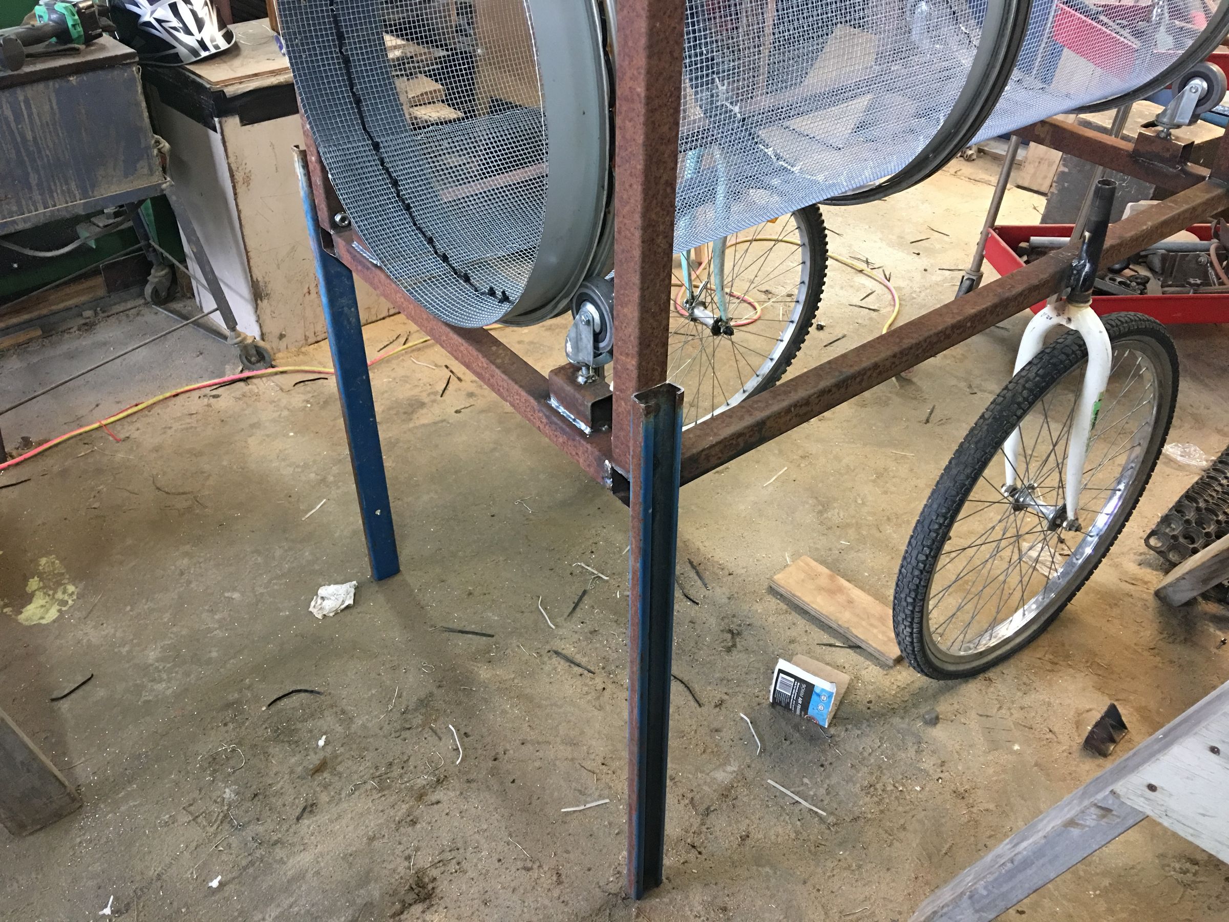 Building a Soil Sifter / Rotary Trommel : 7 Steps (with Pictures ...