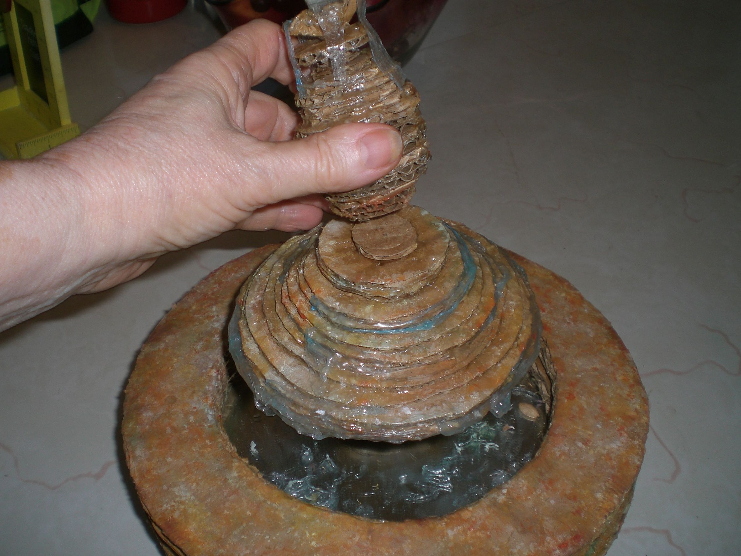 Cardboard Fountain : 5 Steps - Instructables