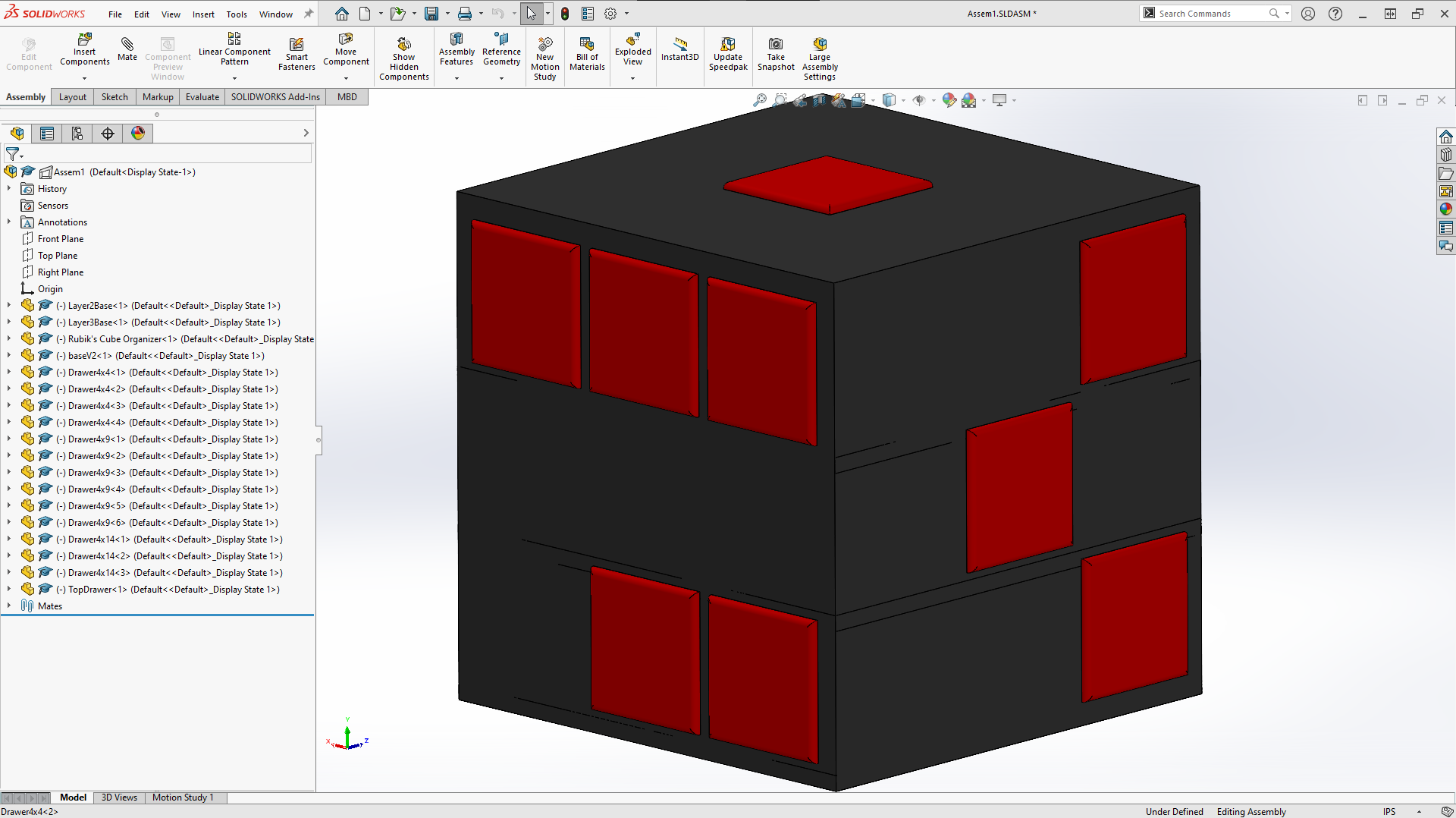 Giant Rubik's Cube Drawer Box : 9 Steps (with Pictures) - Instructables