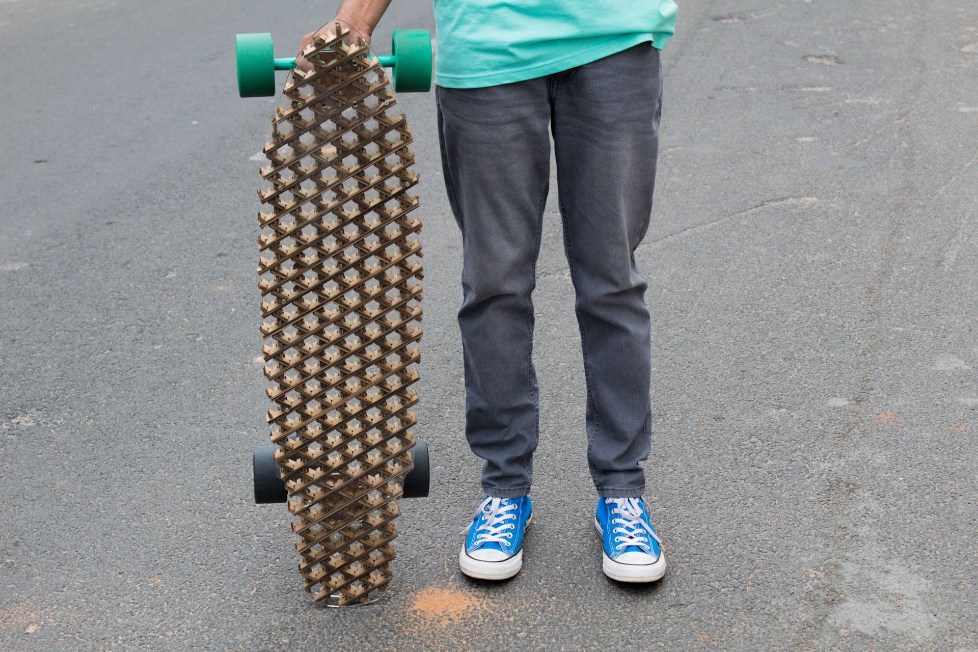 Quarter Iso-grid Cardboard Longboard : 15 Steps (with Pictures ...