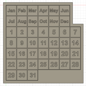 Daily Calendar Puzzle : 5 Steps - Instructables