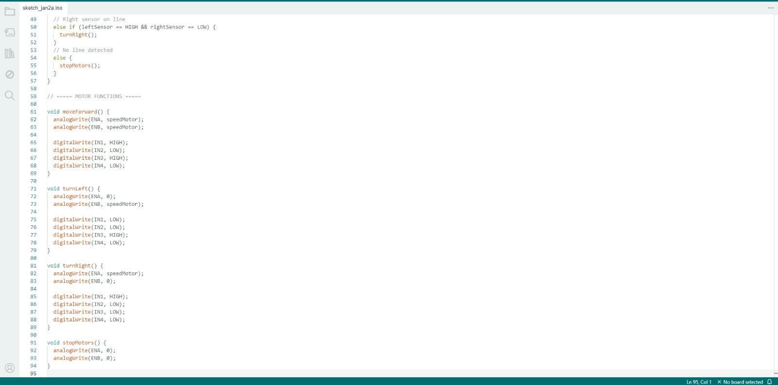 Line Following Car Using Arduino UNO and Infrared Sensors : 5 Steps ...