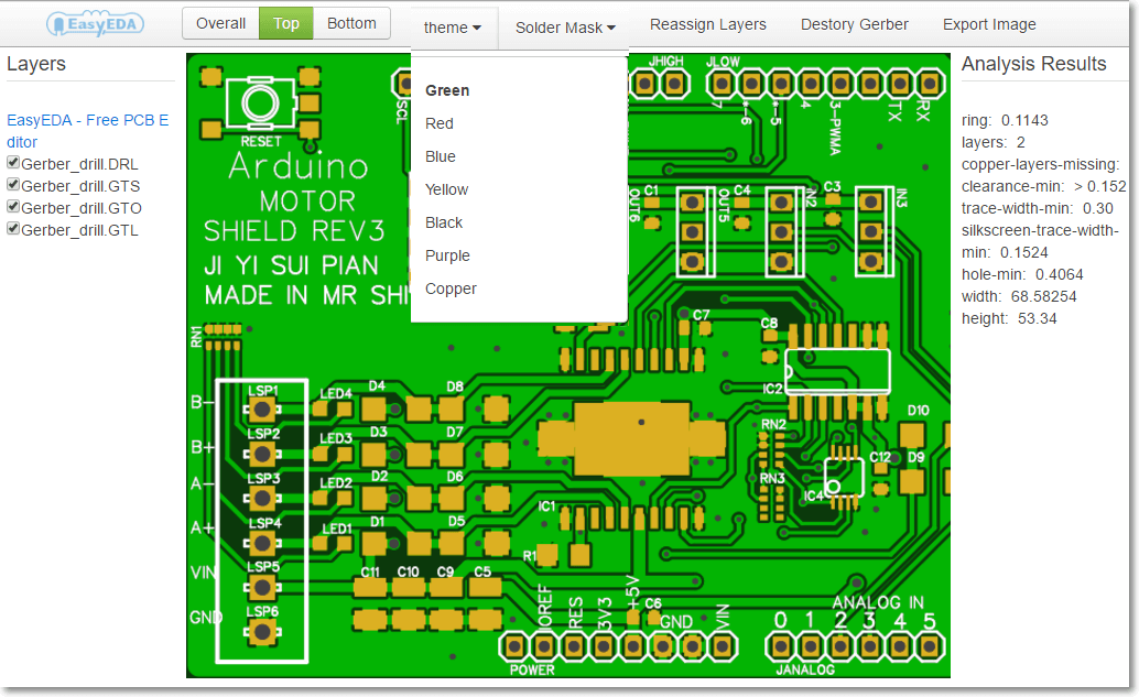 Using EasyEDA Free Gerber Viewer to Visualize Your PCB Designs : 10 ...