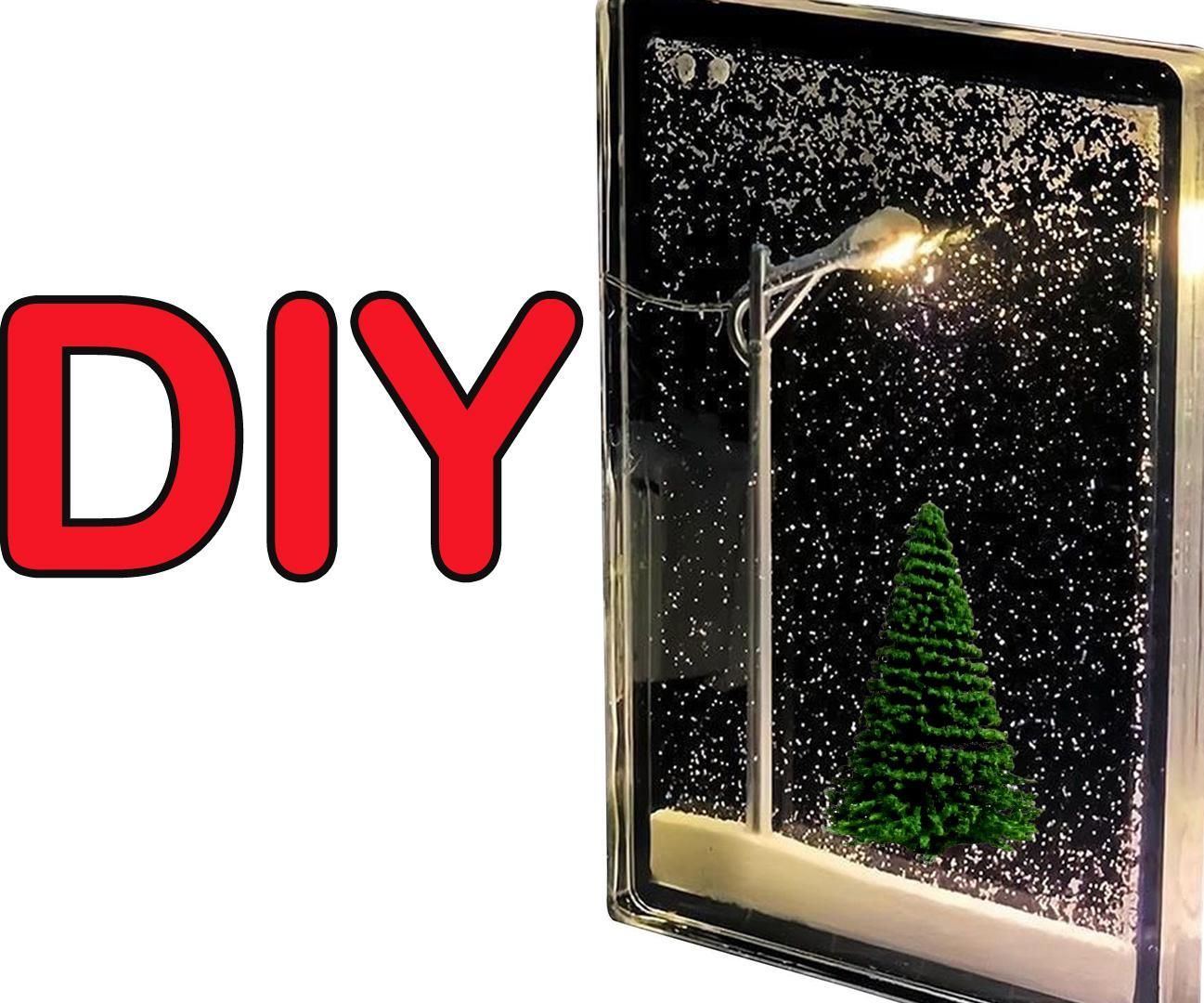 Snow Lamp | DIY Snowy Night Lamp | DIY Snow Lamp : 4 Steps - Instructables