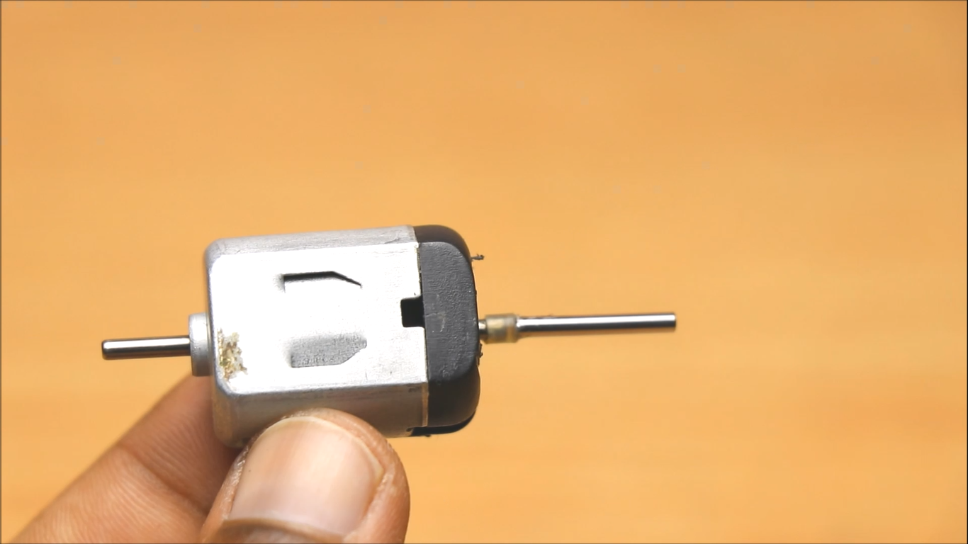 How to Make Dual Shaft DC MOTOR Without Removing Frame : 3 Steps ...