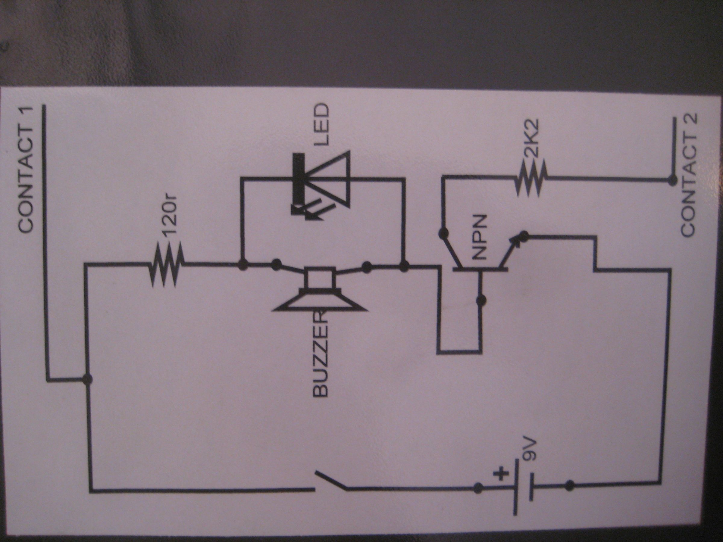 Laser Beam Alarm System With Rechargeable Battery for Laser : 10 Steps ...