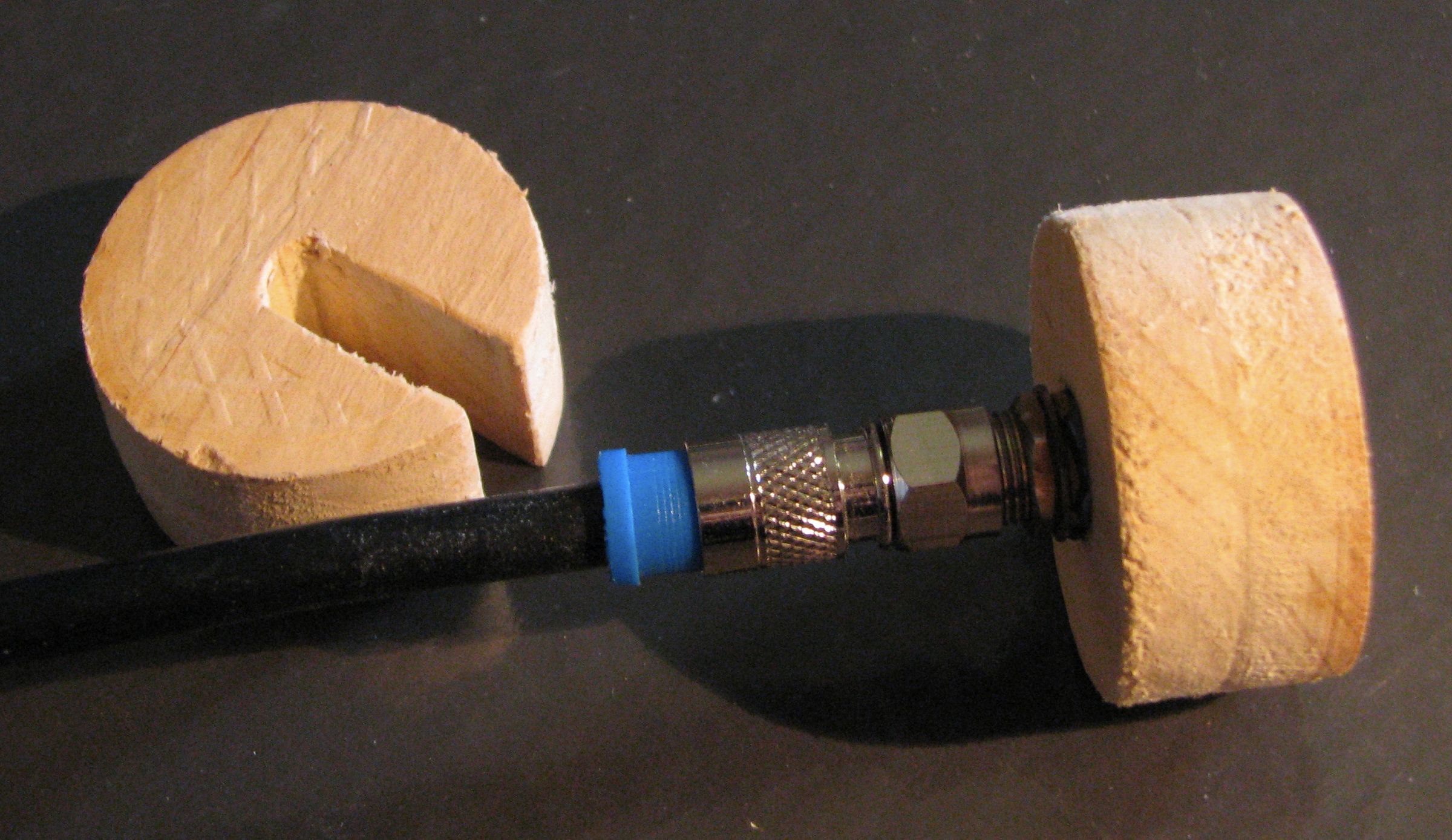 Homemade Wooden Coax Compression Fitting Tool : 5 Steps (with Pictures ...