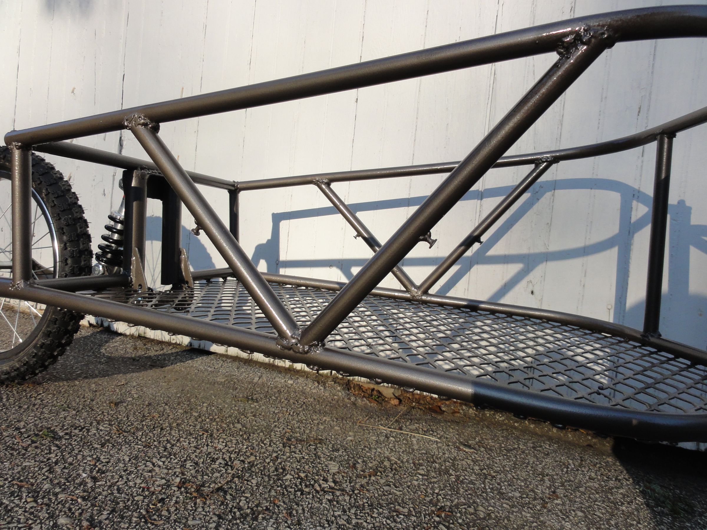Single Wheel Bicycle Trailer With Suspension. : 10 Steps (with Pictures ...