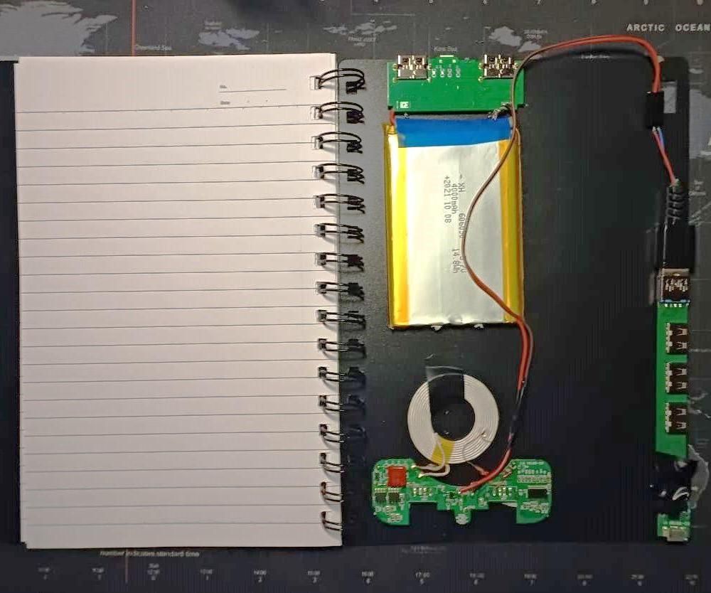 Journal With Power Bank and Wireless Charger : 9 Steps - Instructables