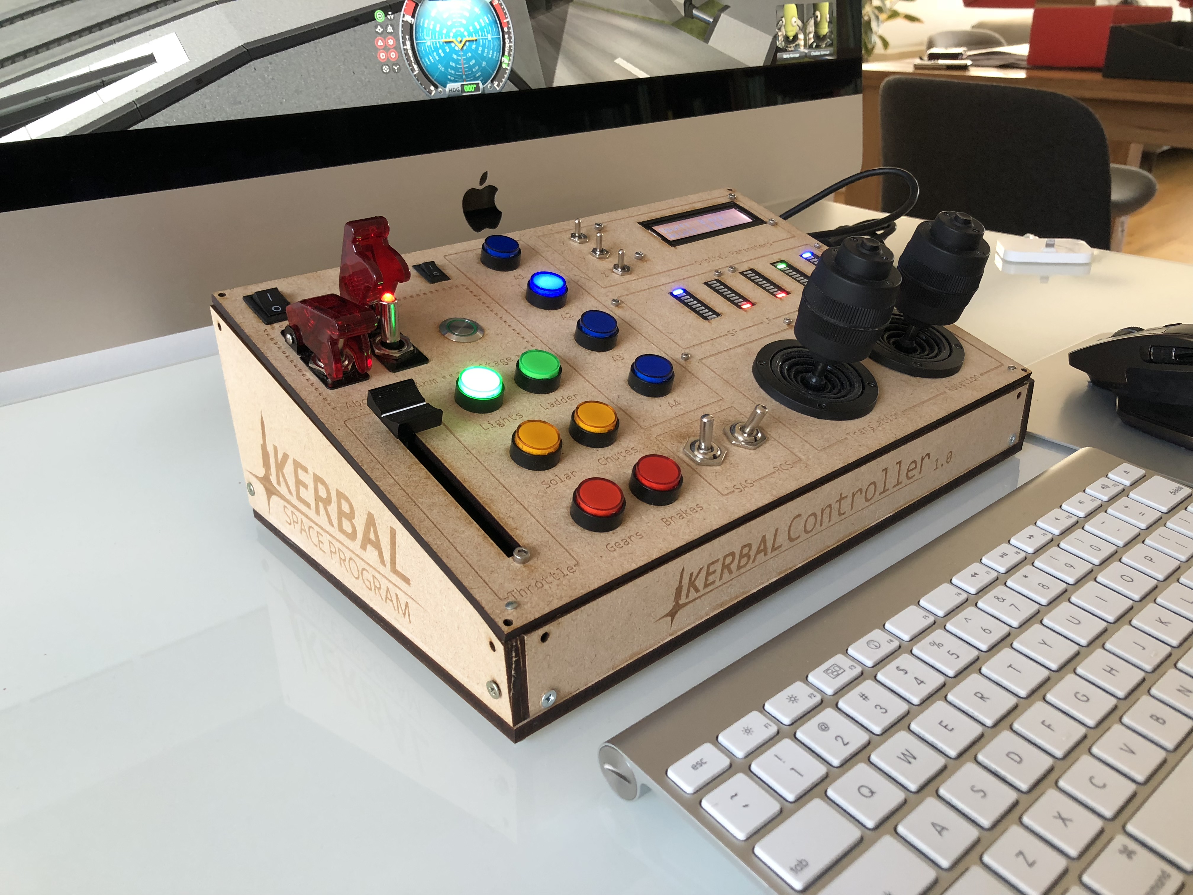 KerbalController: a Custom Control Panel for Rocket Game Kerbal Space ...