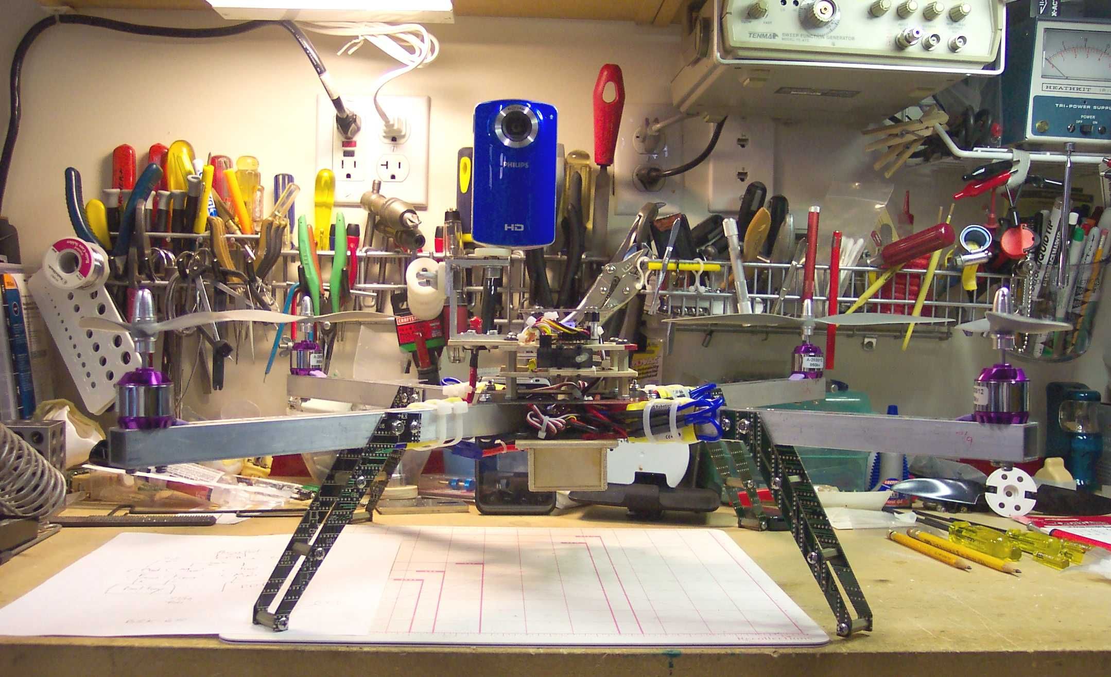 A Wide-Body Quadrotor - Designs and Ideas to Build Your Own. : 13 Steps ...