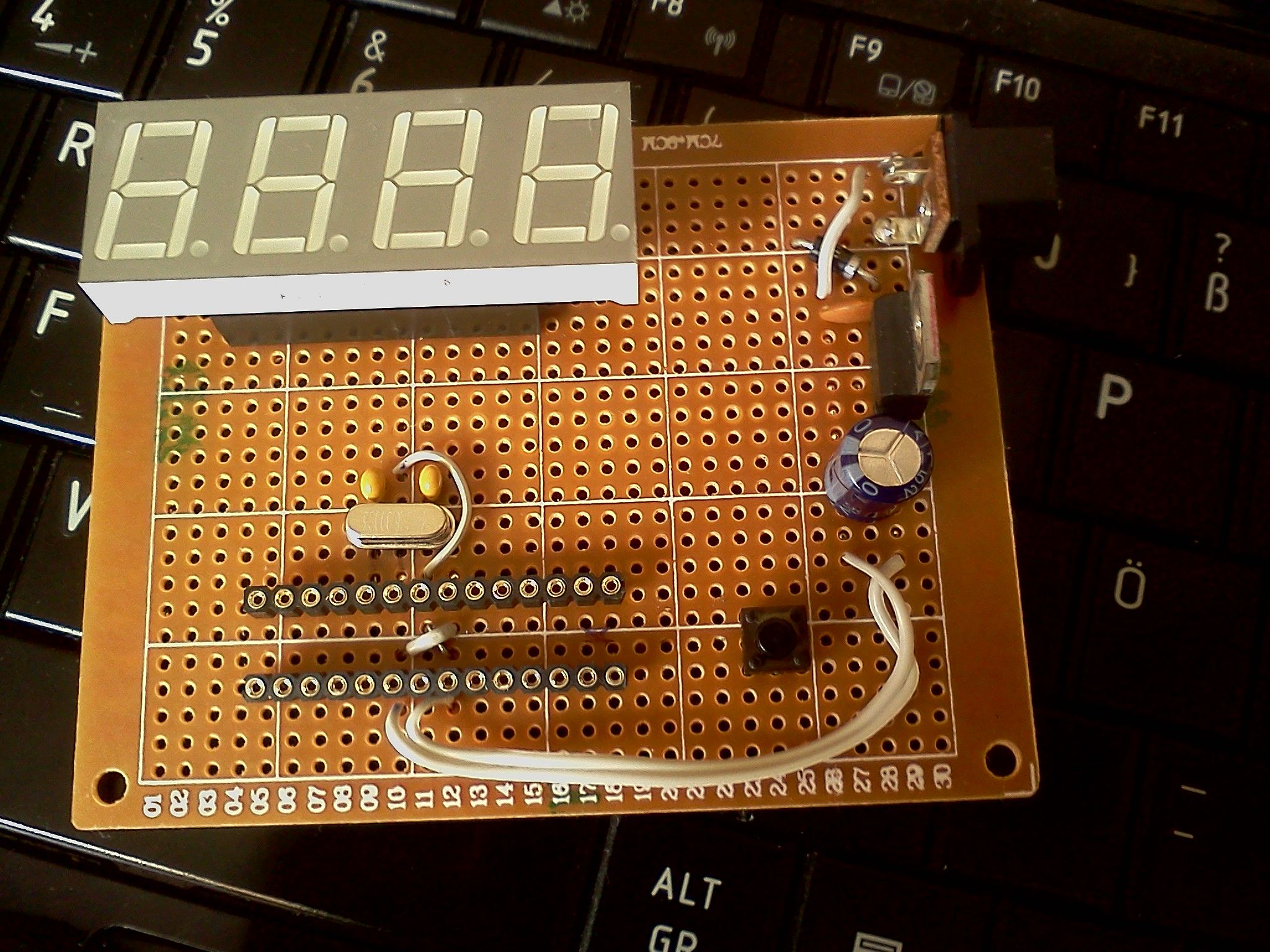 Four Digit Seven Segments Display Counter/thermometer - Instructables