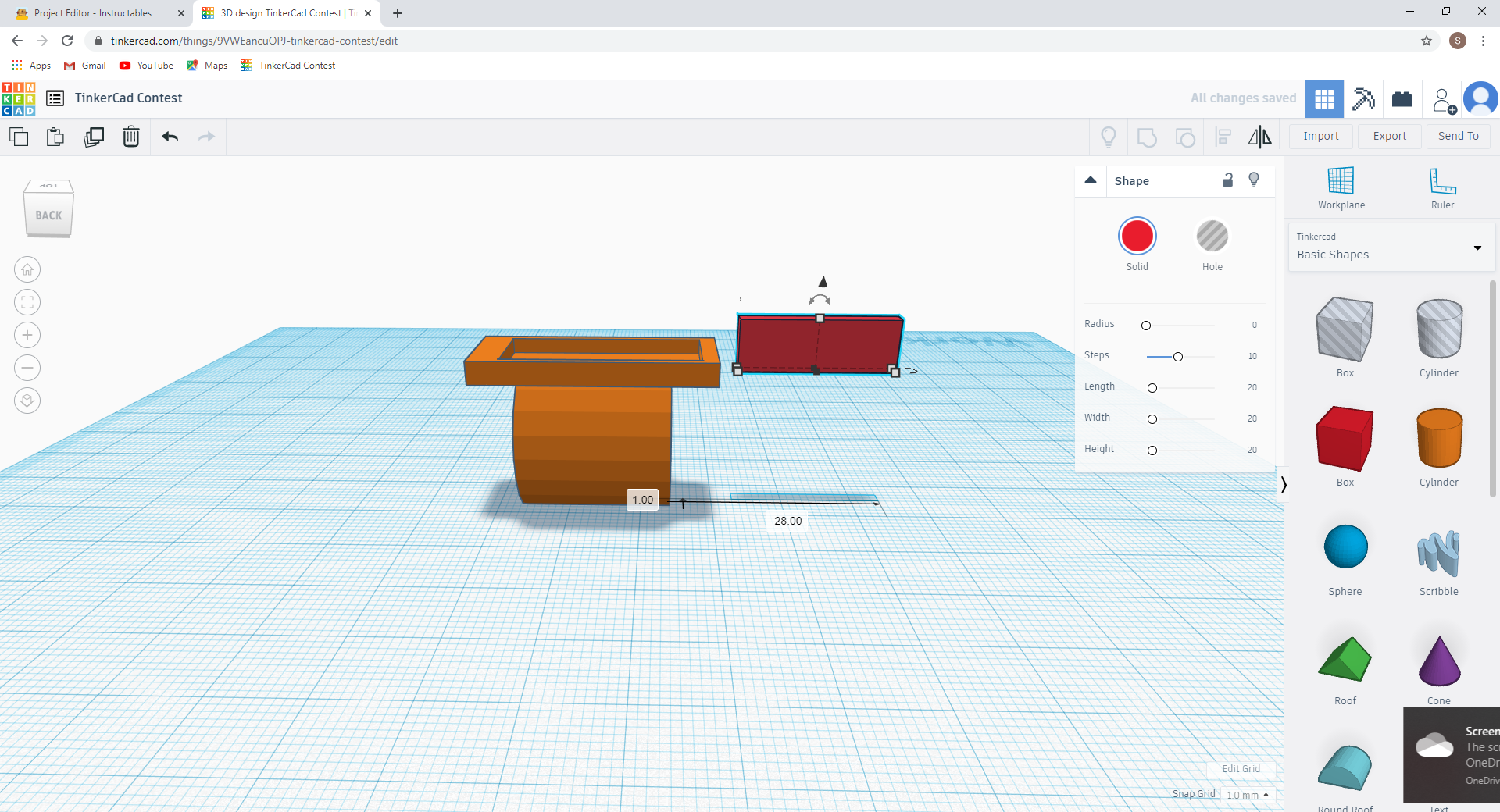 TinkerCad Contest; Phone Holder : 9 Steps - Instructables
